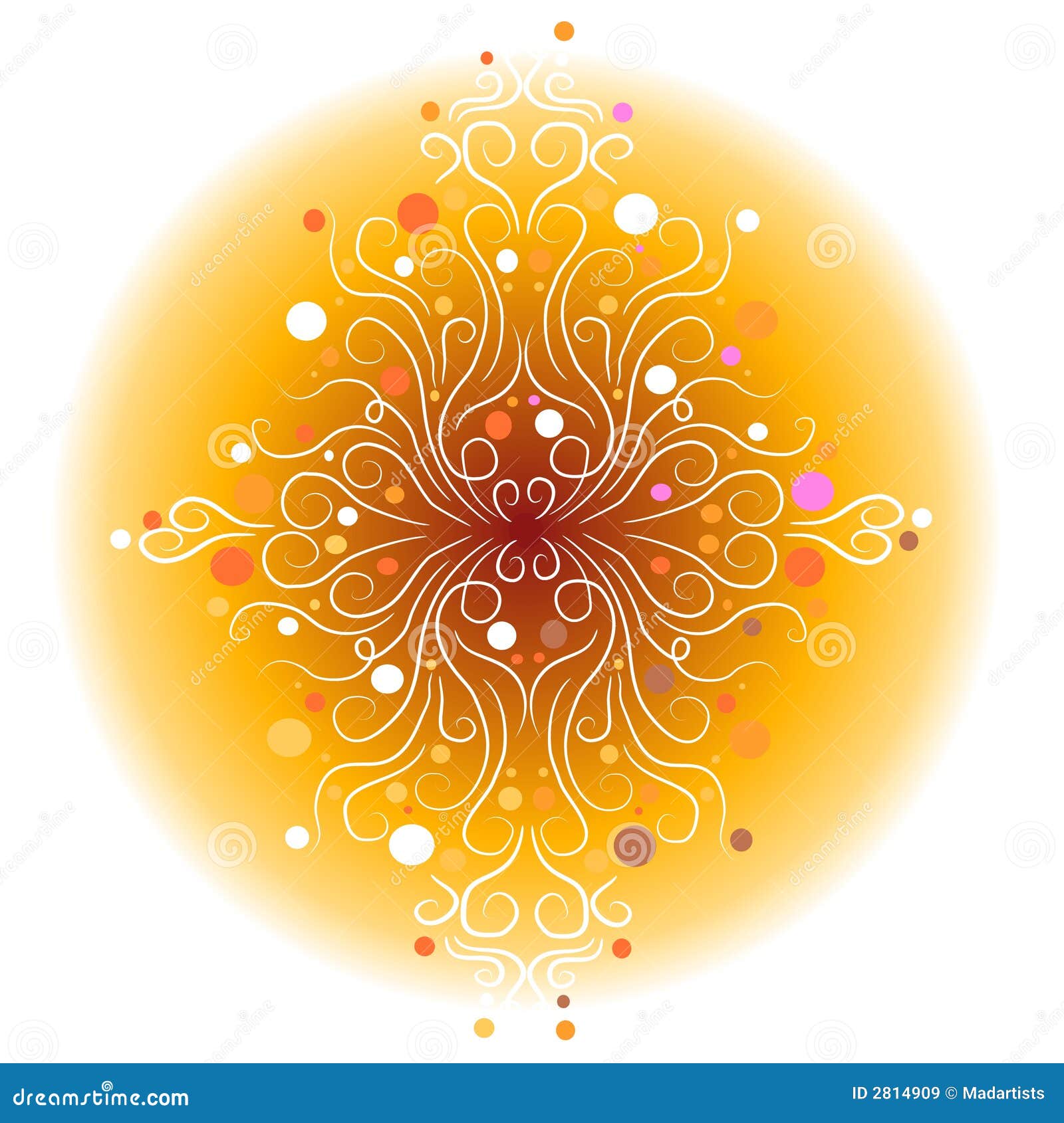 Decorative Retro Patterns stock illustration. Illustration of circular ...