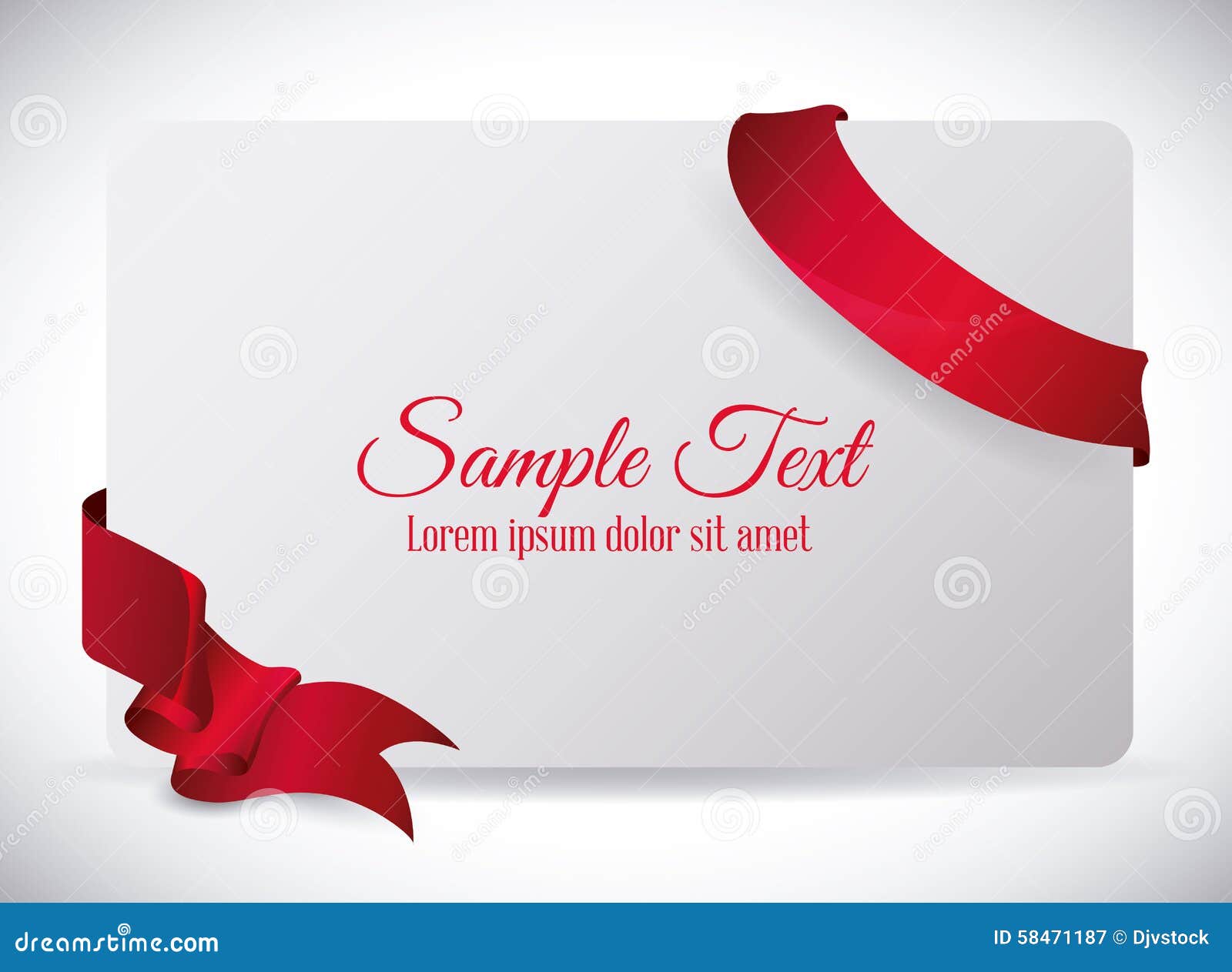 Decorative ribbon design. stock vector. Illustration of celebration ...