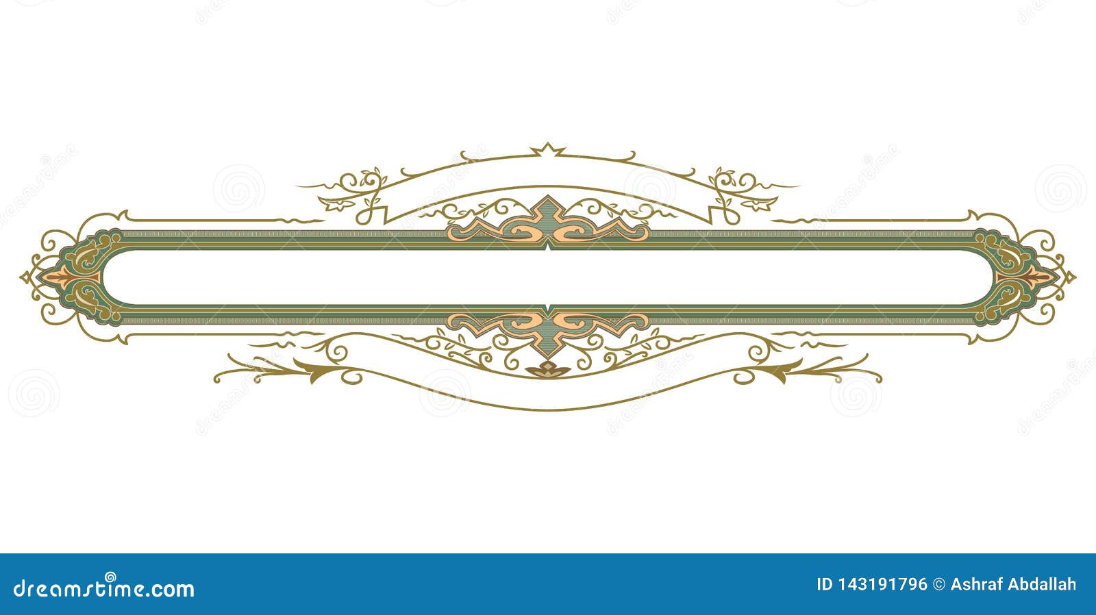 Ribbons Banners Frames Illustration Vector Stock Vector - Illustration ...