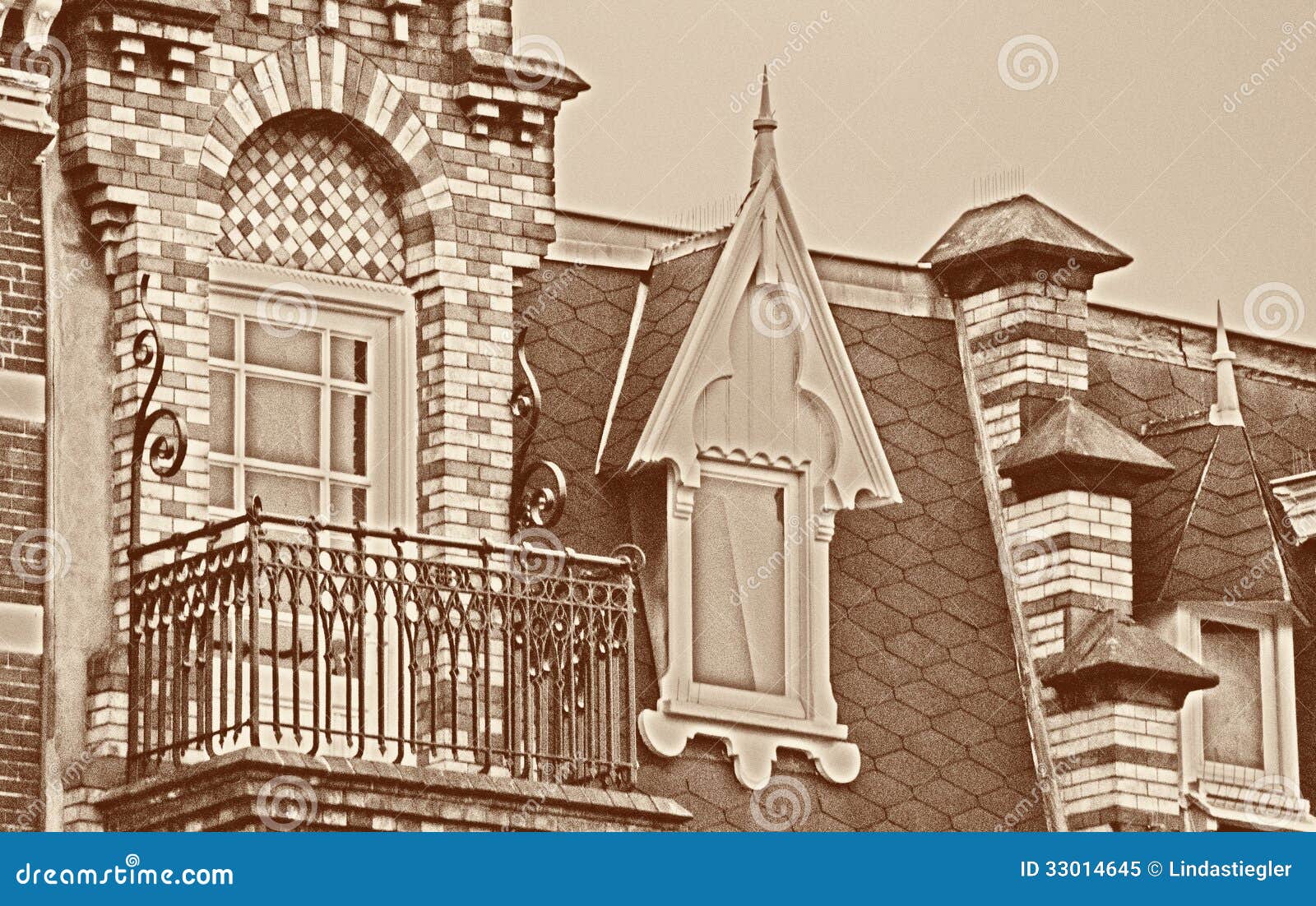 Decorative Roof Line Architecture Stock Image - Image of ornate ...