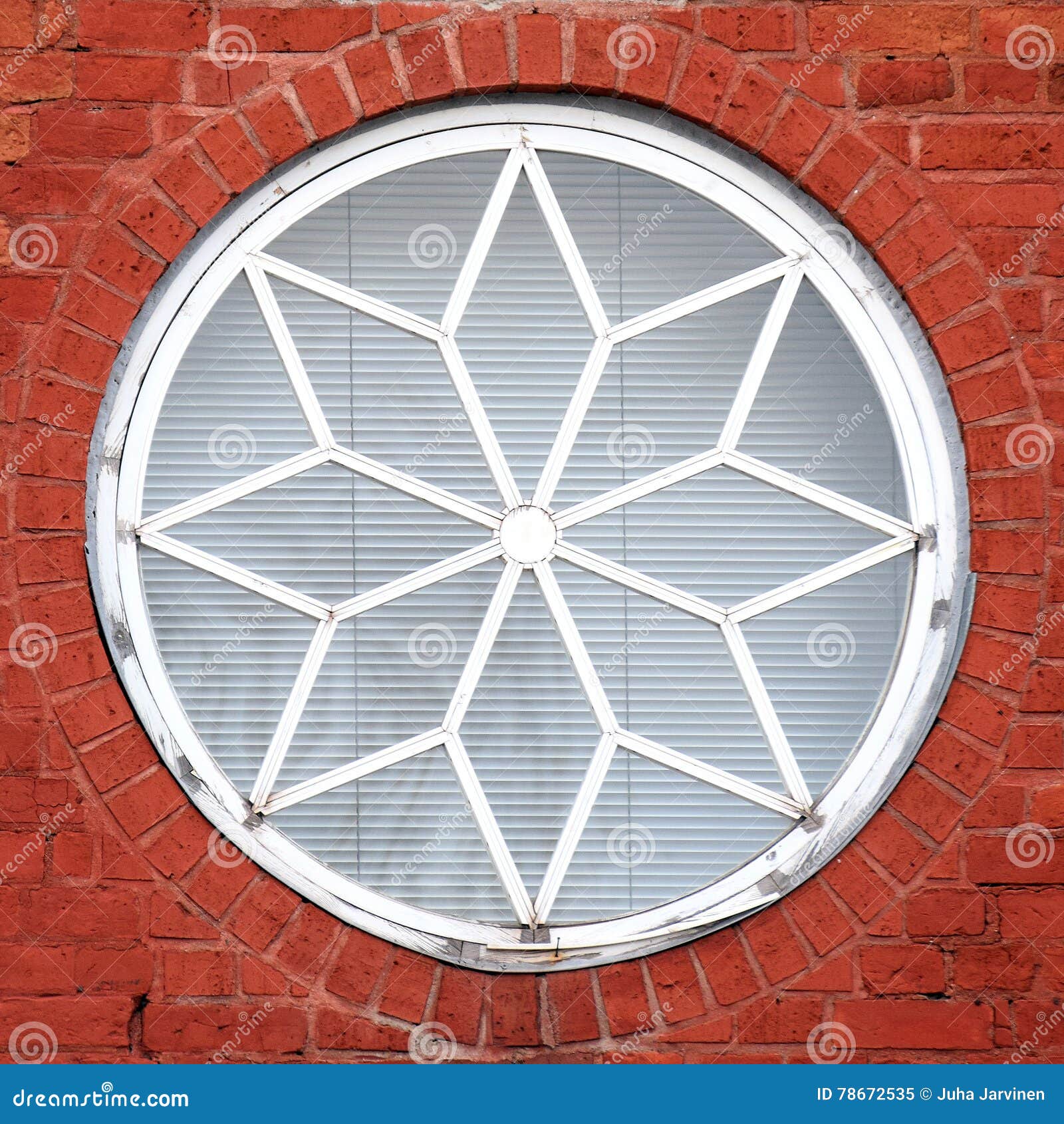 Decorative round window stock image. Image of build, circle - 78672535