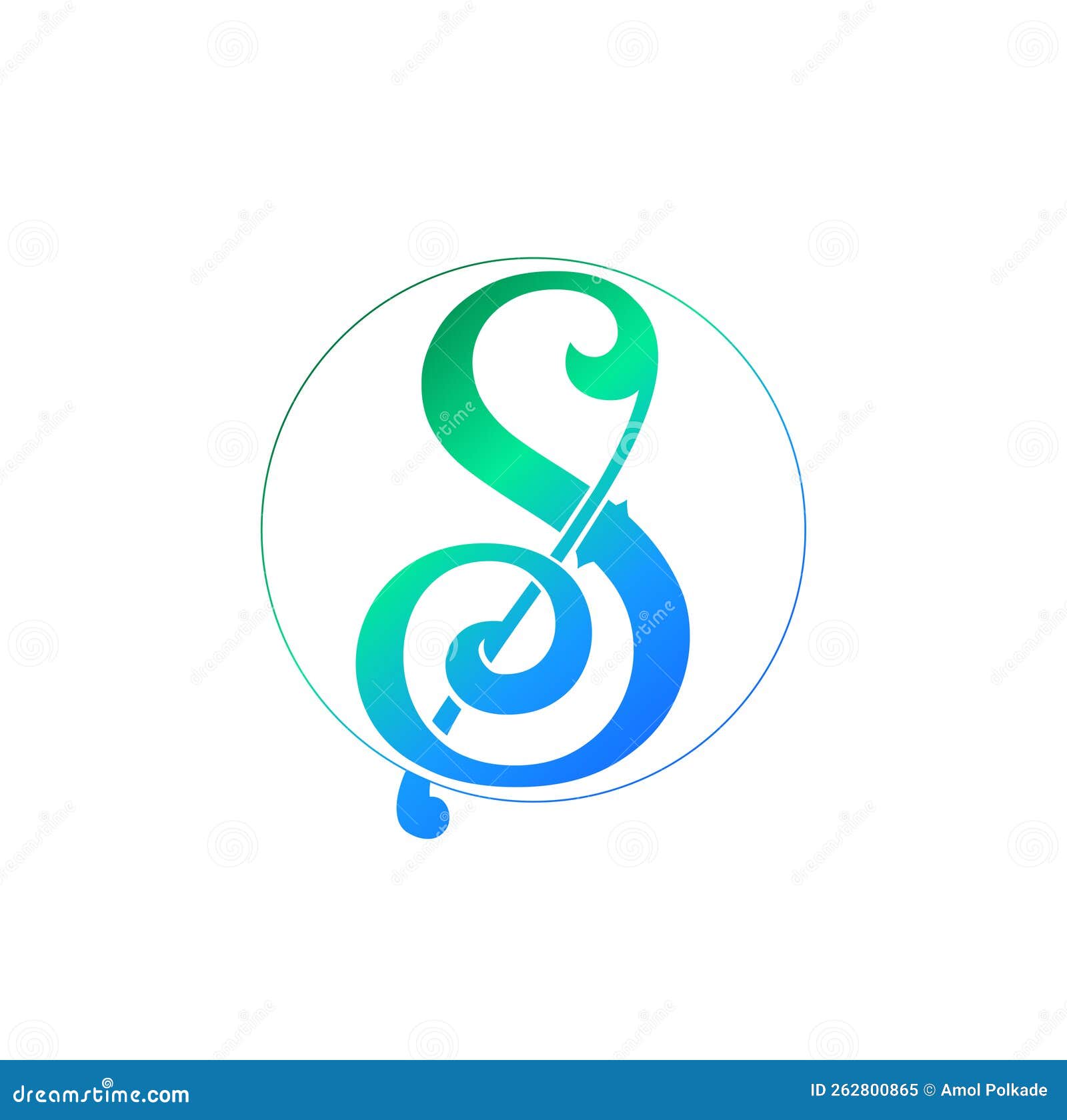 Decorative S Brand Icon. S Monogram Stock Vector - Illustration of ...