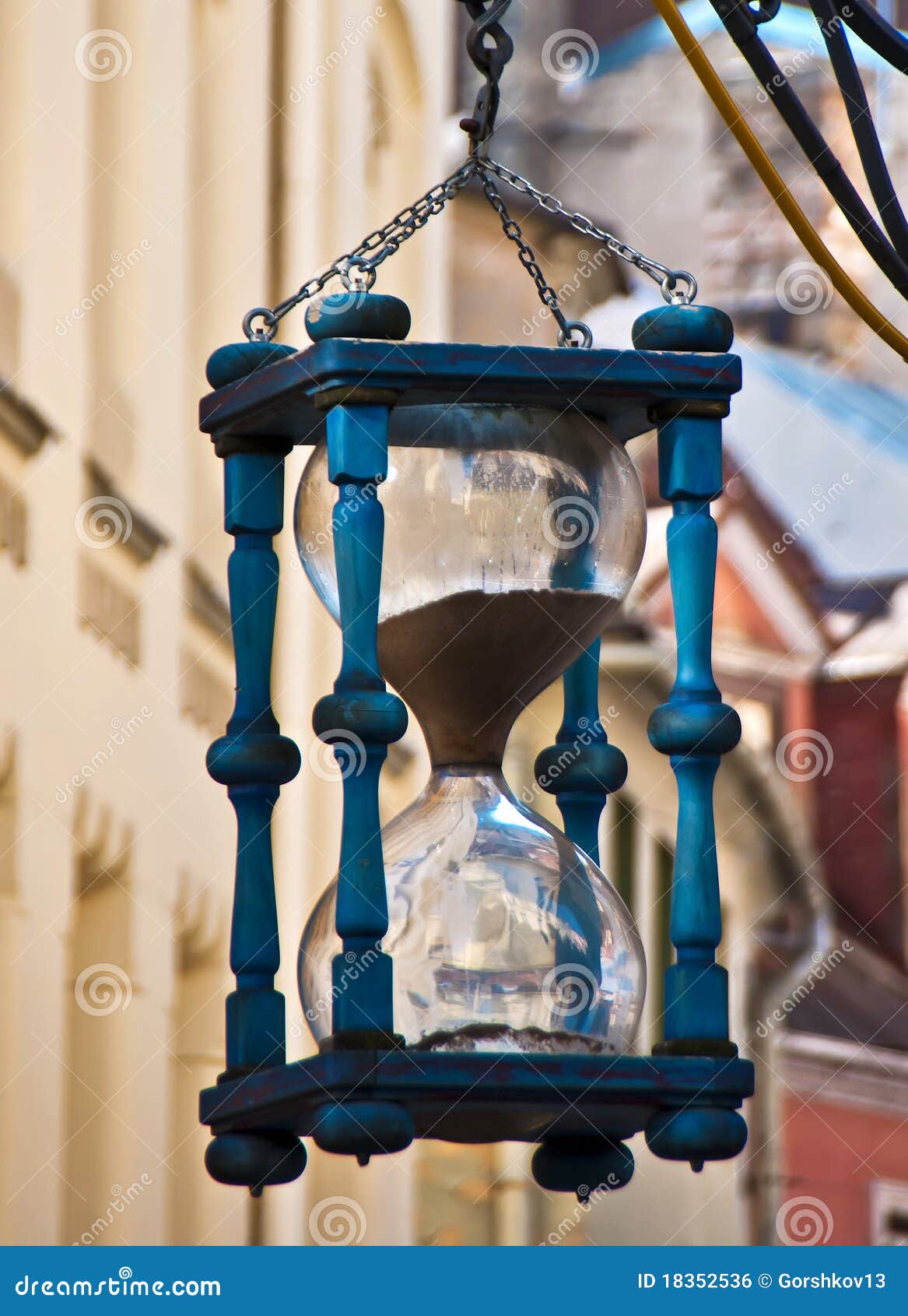 Decorative Sand Clock in Old Riga City, Latvia Stock Photo - Image of ...