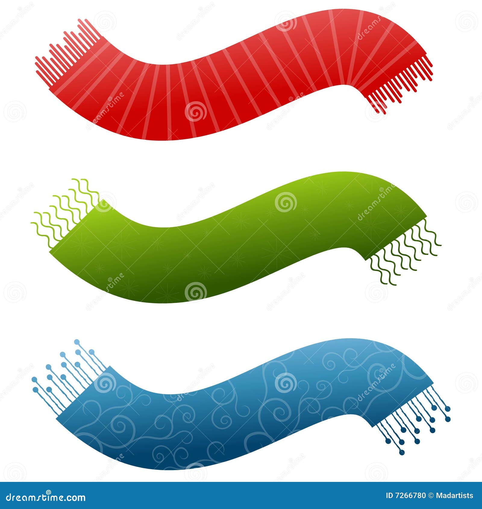 Decorative Scarf Logos 2 stock illustration. Illustration of fashion ...