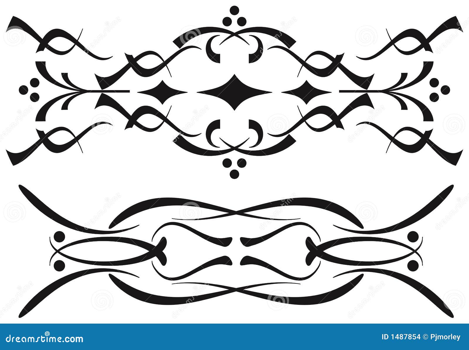 Ornate Scrolls Stock Vector Illustration Of Background