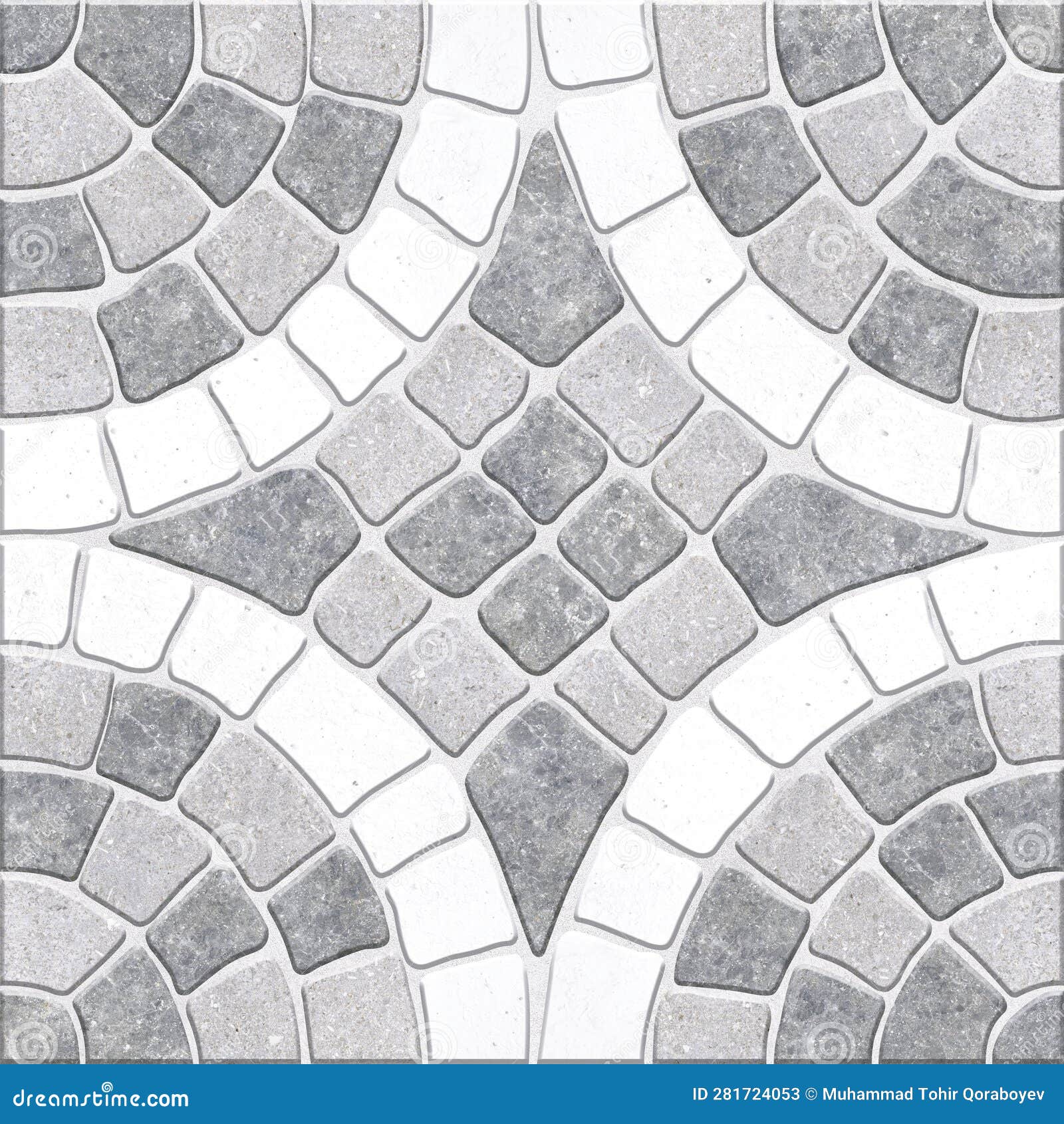 Decorative Seamless Corrugated Pattern Design for Ceramic Tiles Stock ...