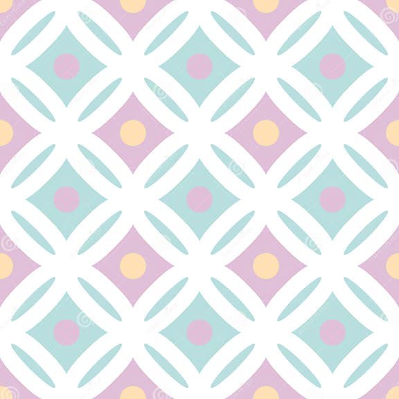 Decorative Seamless Pattern Stock Vector - Illustration of circle ...