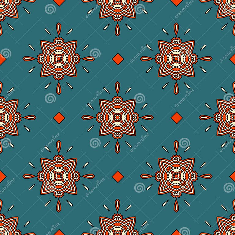 Decorative Seamless Pattern for Home Textile Stock Vector ...