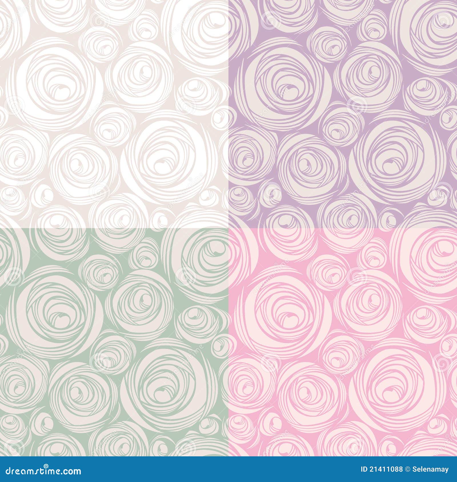 Decorative Seamless Patterns Stock Vector - Illustration of decorative ...