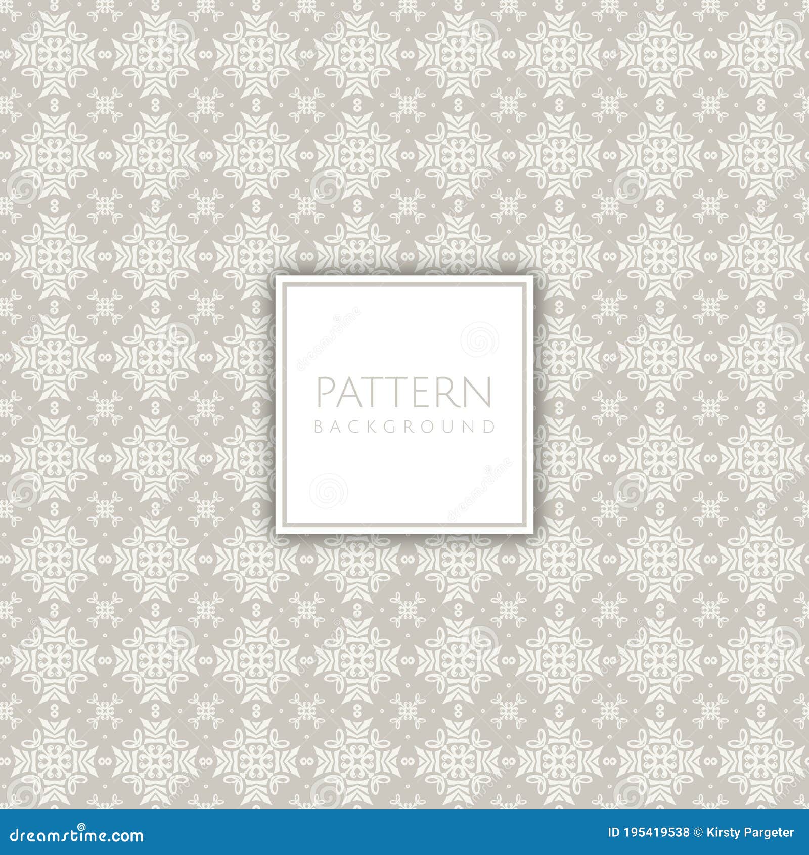 Decorative Seamless Tiled Background Stock Vector - Illustration of ...