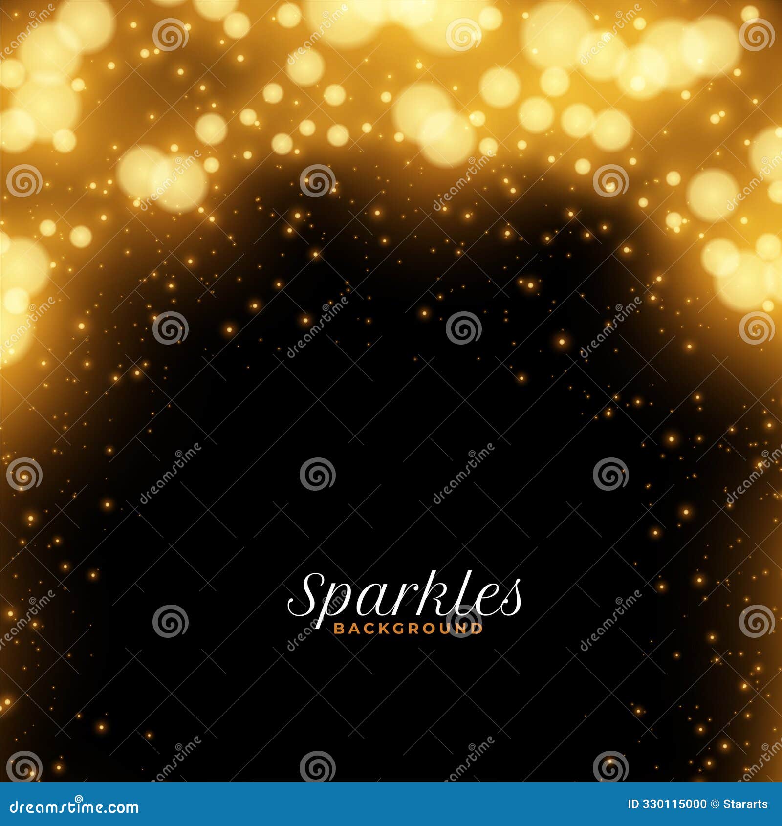 Decorative and Shiny Sparkle Background with Light Effect Stock ...