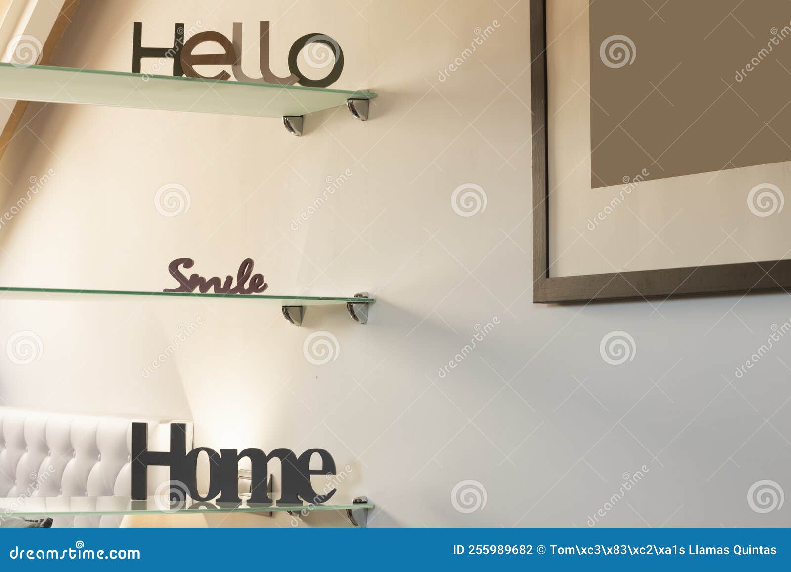 Decorative Signs with Messages of Happiness Stock Photo - Image of ...