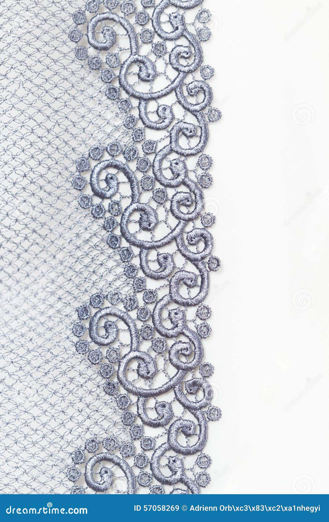 Decorative silver lace stock image. Image of shining - 57058269