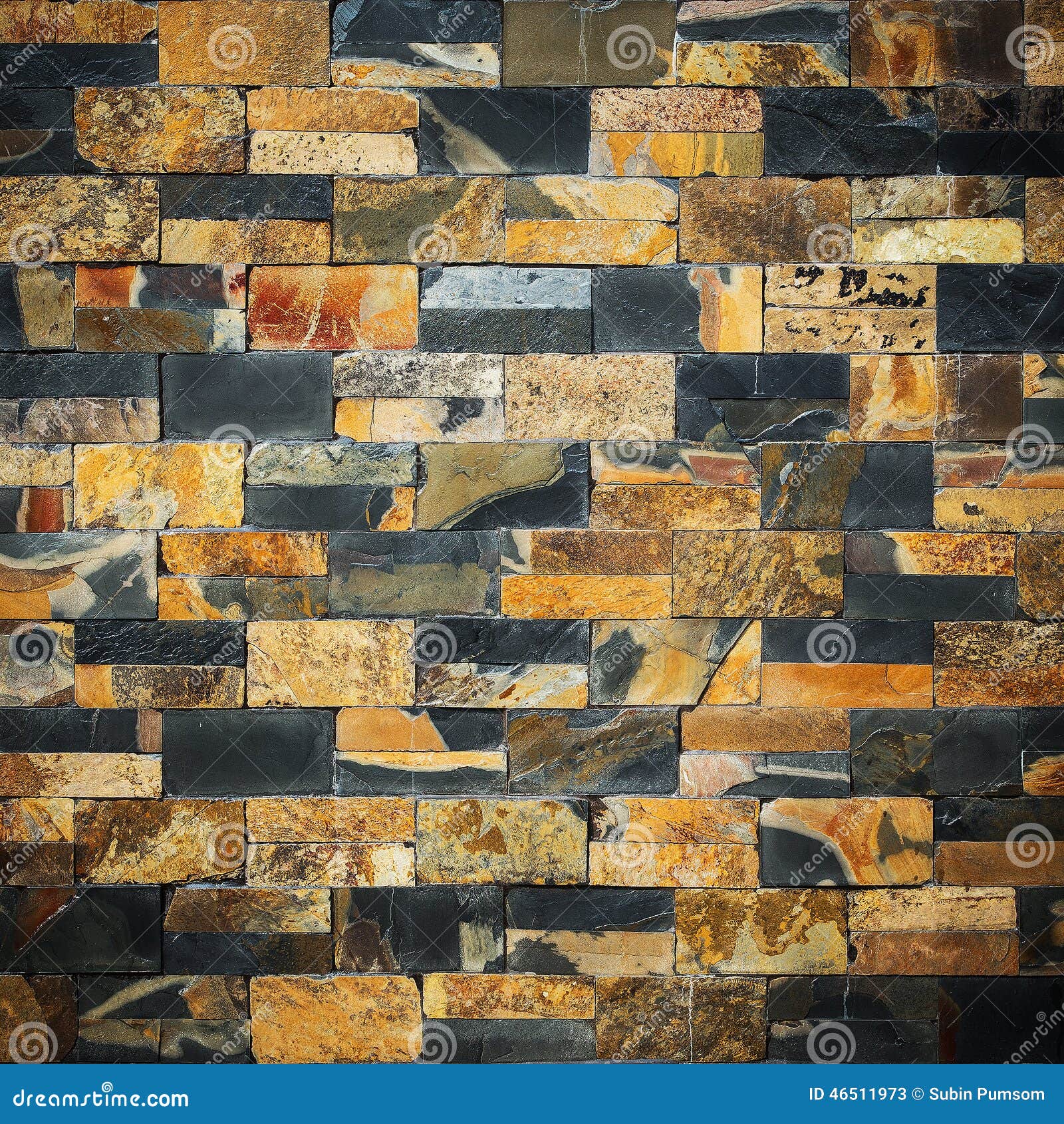 Decorative Slate Stone Wall Surface Stock Image - Image of construction ...