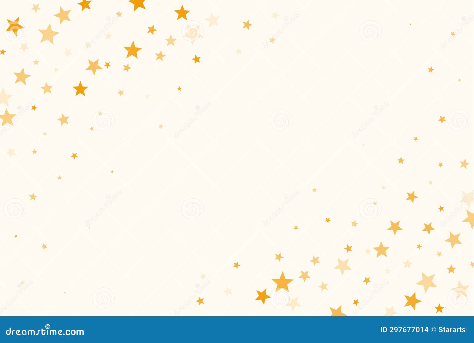 Decorative Small Golden Stars with Empty Space Stock Vector ...