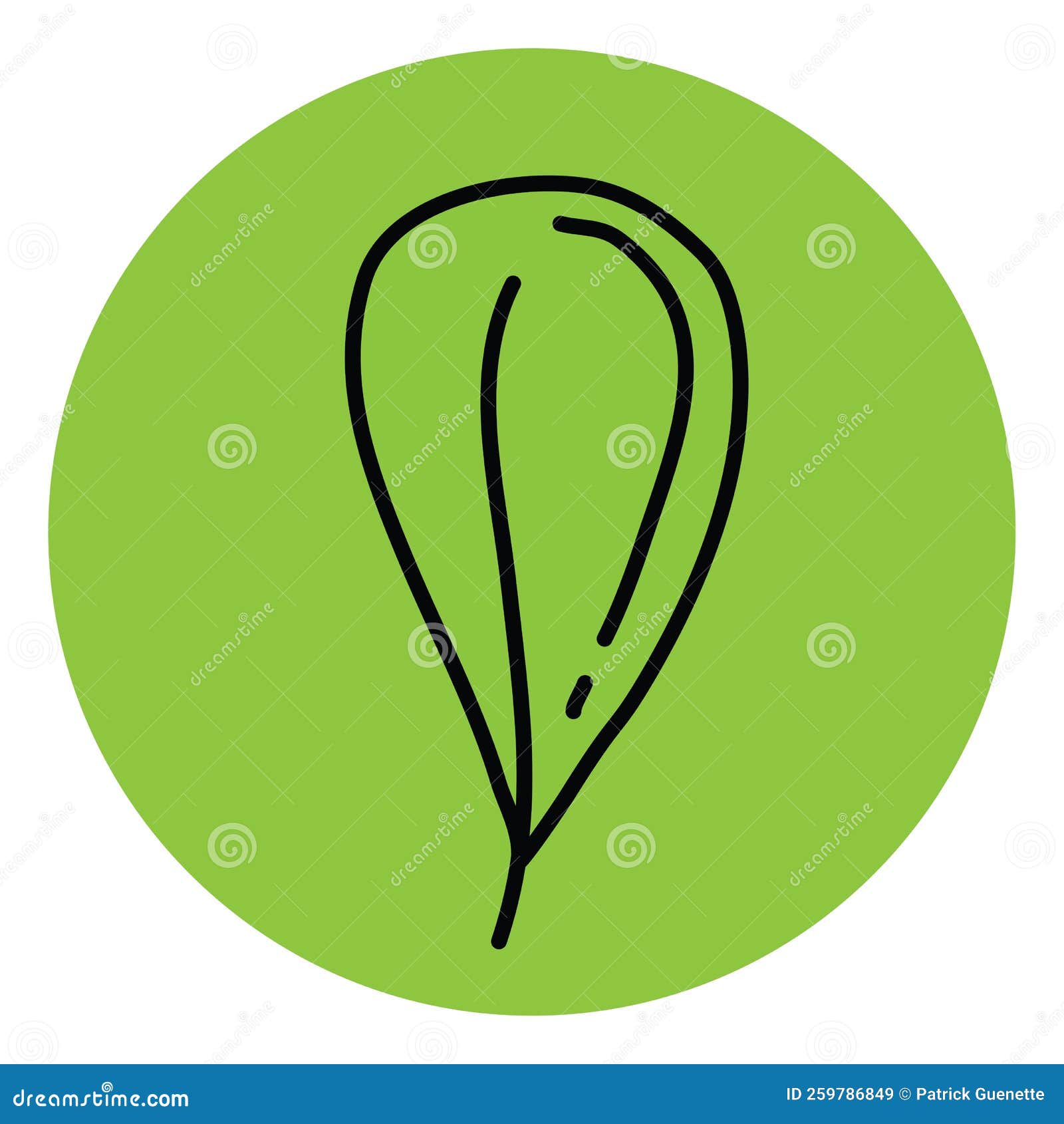 Decorative Small Leaf, Icon Stock Vector - Illustration of leaf ...