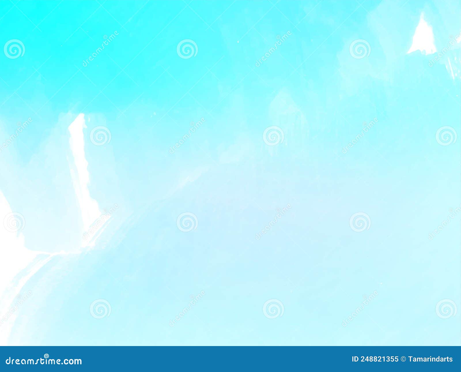 Decorative Soft Blue Watercolor Texture Design Background Stock Vector ...