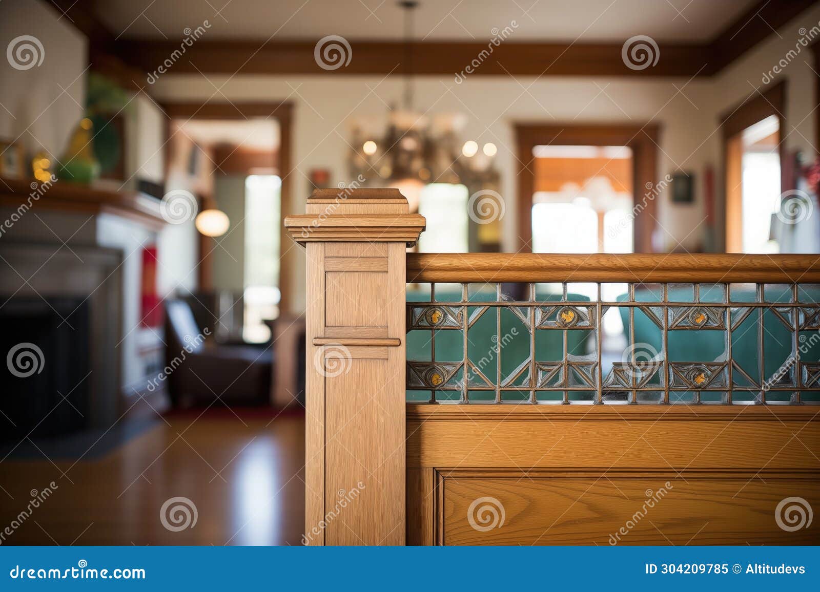 Decorative Spanish Revival Railing Stock Image - Image of revival ...