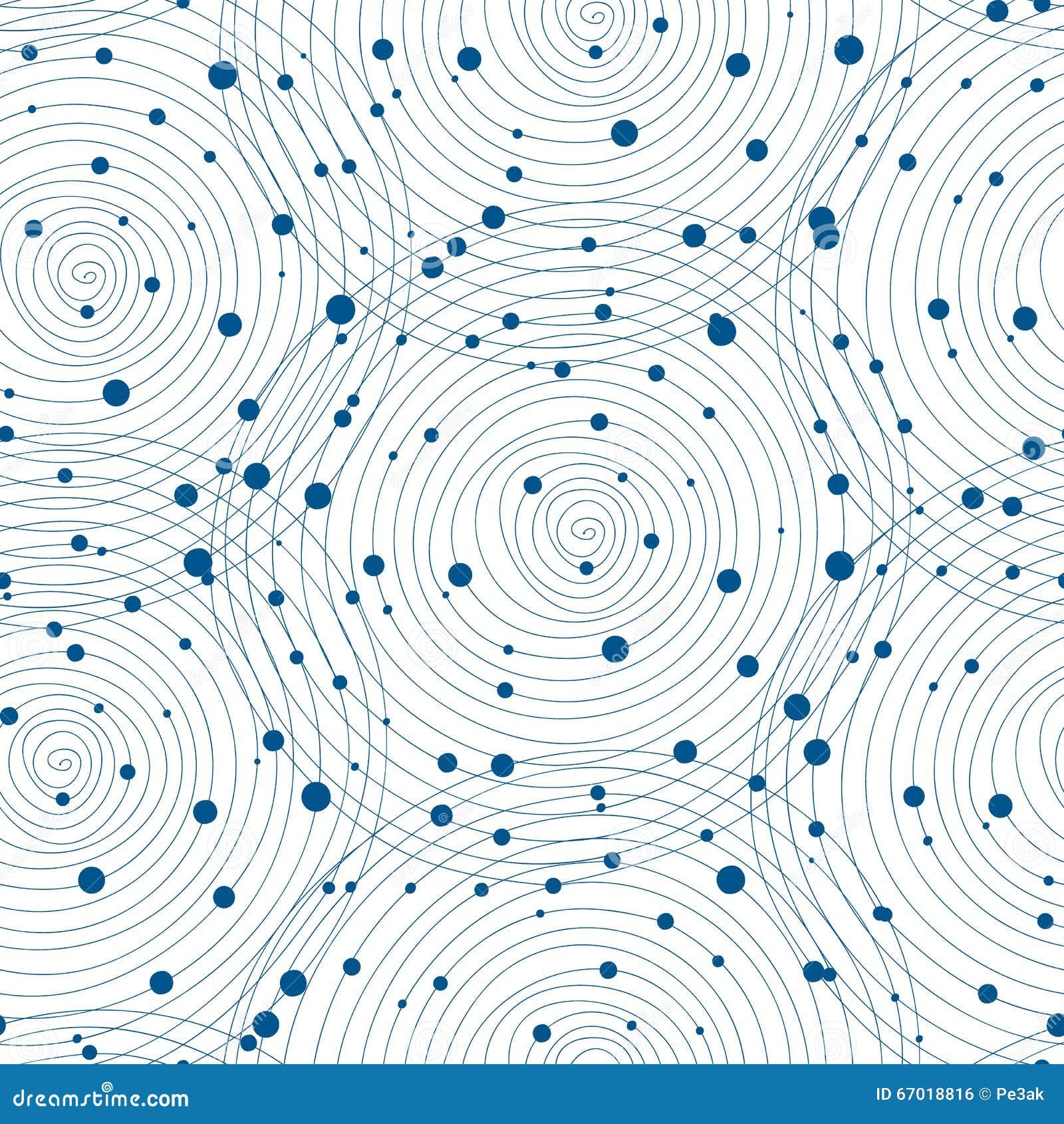 Decorative spiral pattern. stock illustration. Illustration of circle ...