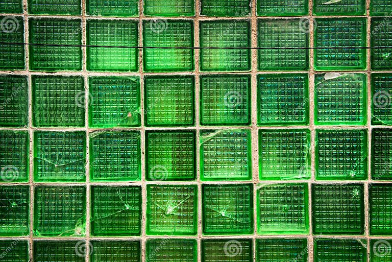 Decorative Green Glass Blocks Stock Image - Image of graphic, blocks ...