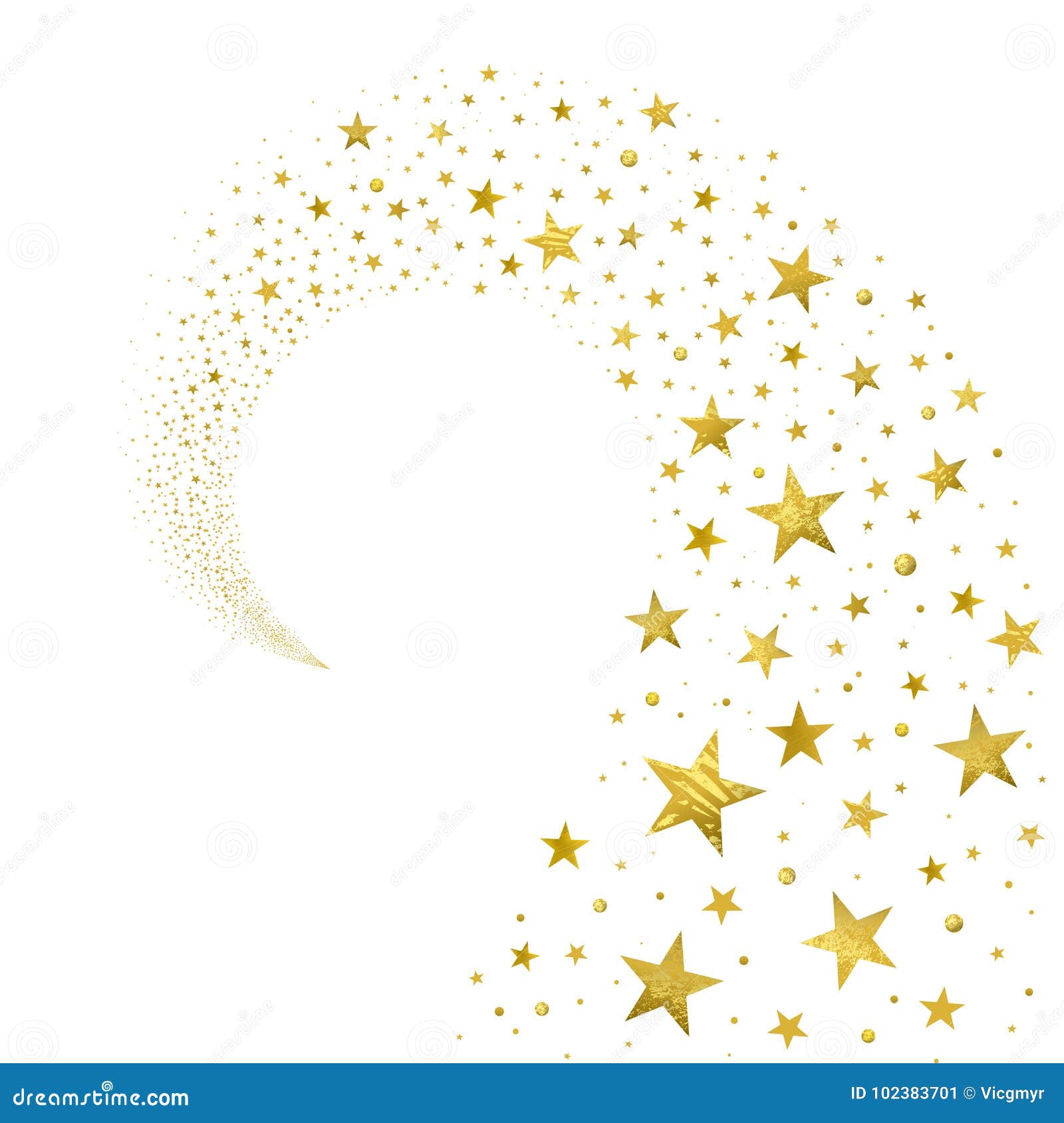 Decorative stars stock vector. Illustration of isolated - 102383701