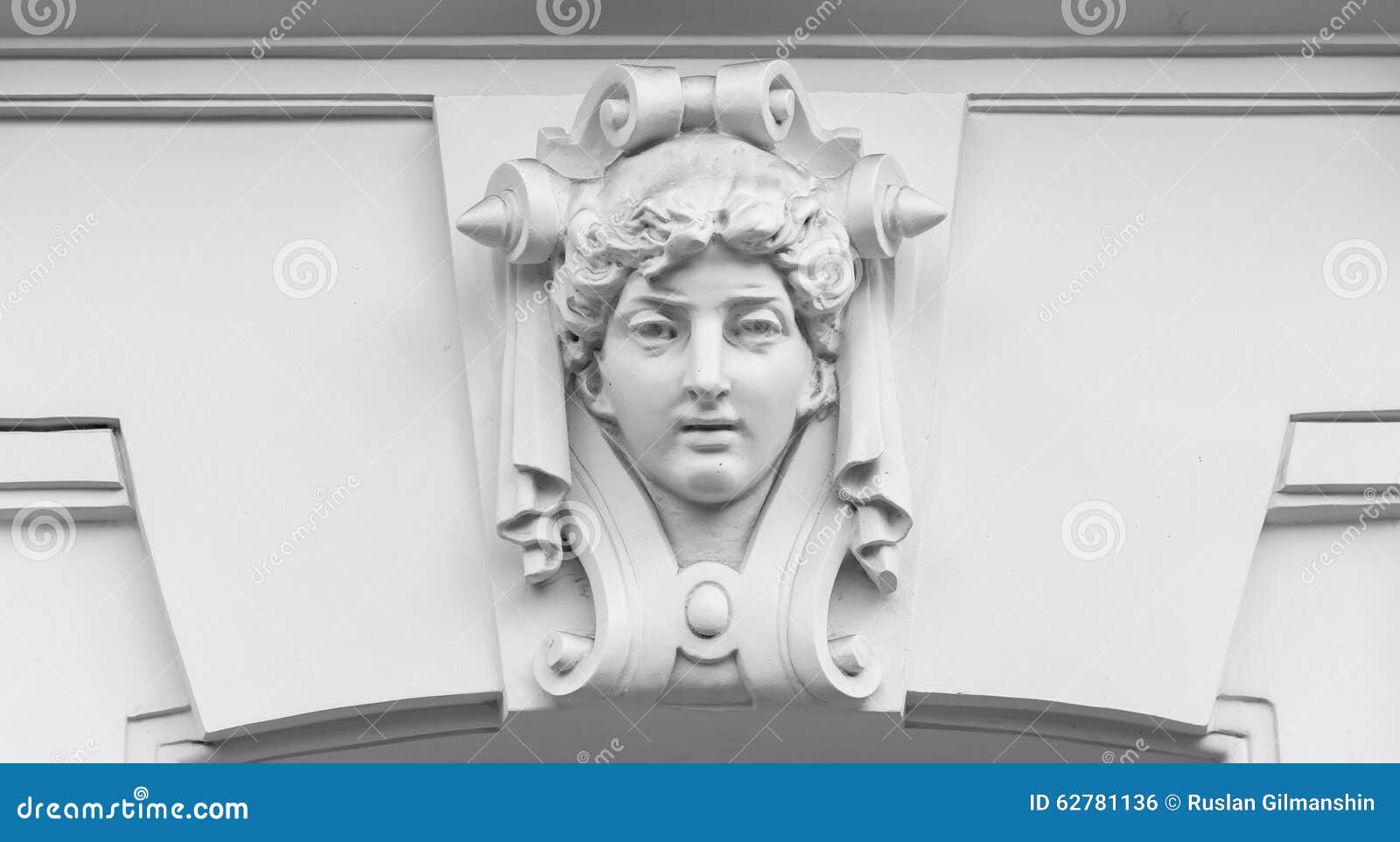 Decorative Statue On The Side Of River Or Canal In Waterway For Design ...