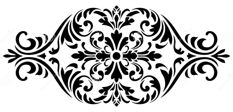 Decorative Stencil for Applying a Pattern To Surfaces Stock ...
