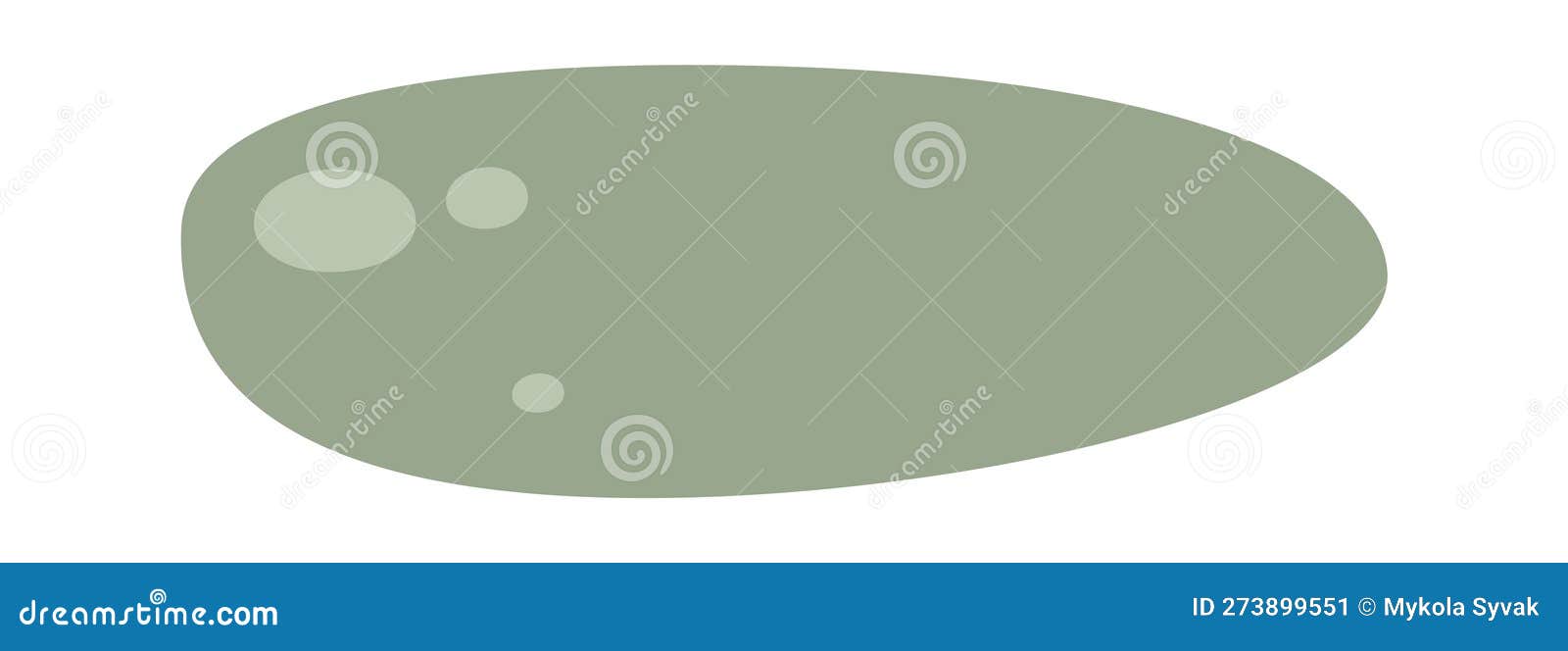 Decorative stone element stock vector. Illustration of natural - 273899551