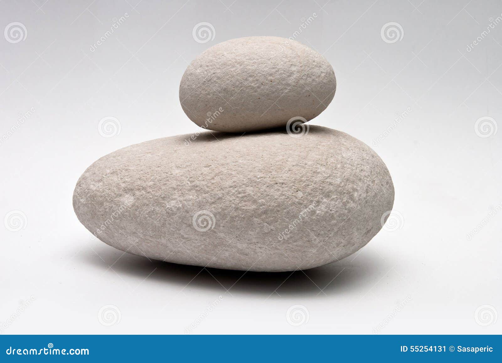 Decorative Stone Isolated on White Studio Background - Macro Shot ...