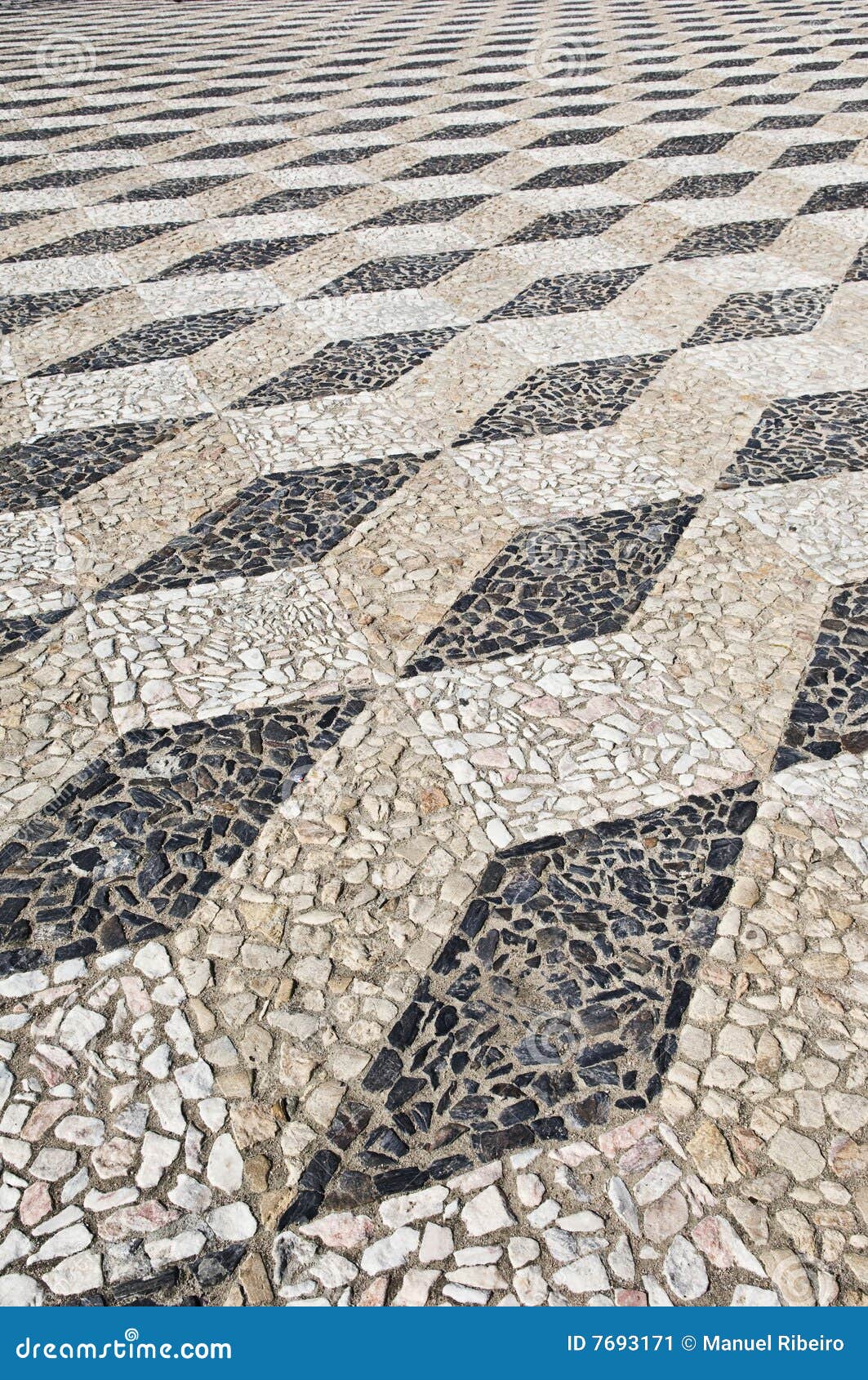 Stone Pavement Texture. Granite Cobblestoned Background. Stock Image ...