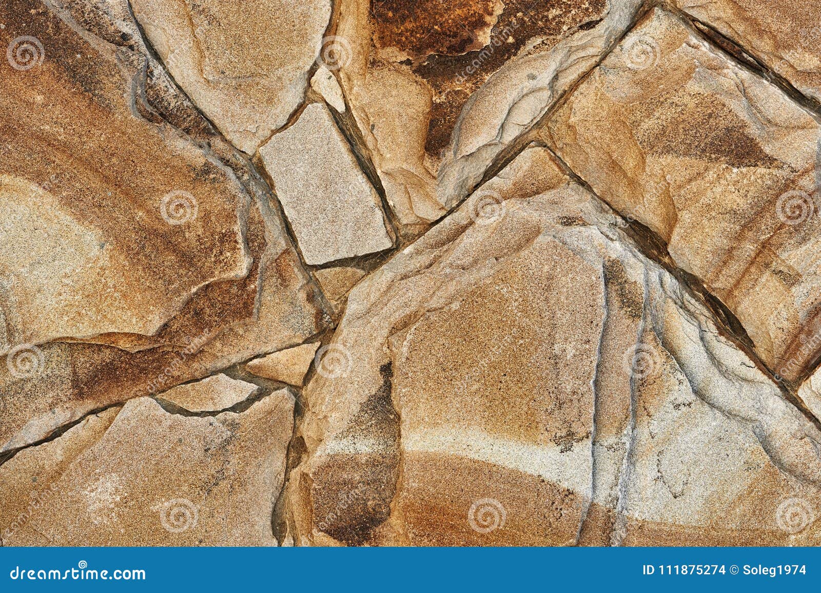 Decorative Stone Wall for Background or Texture Stock Photo - Image of ...