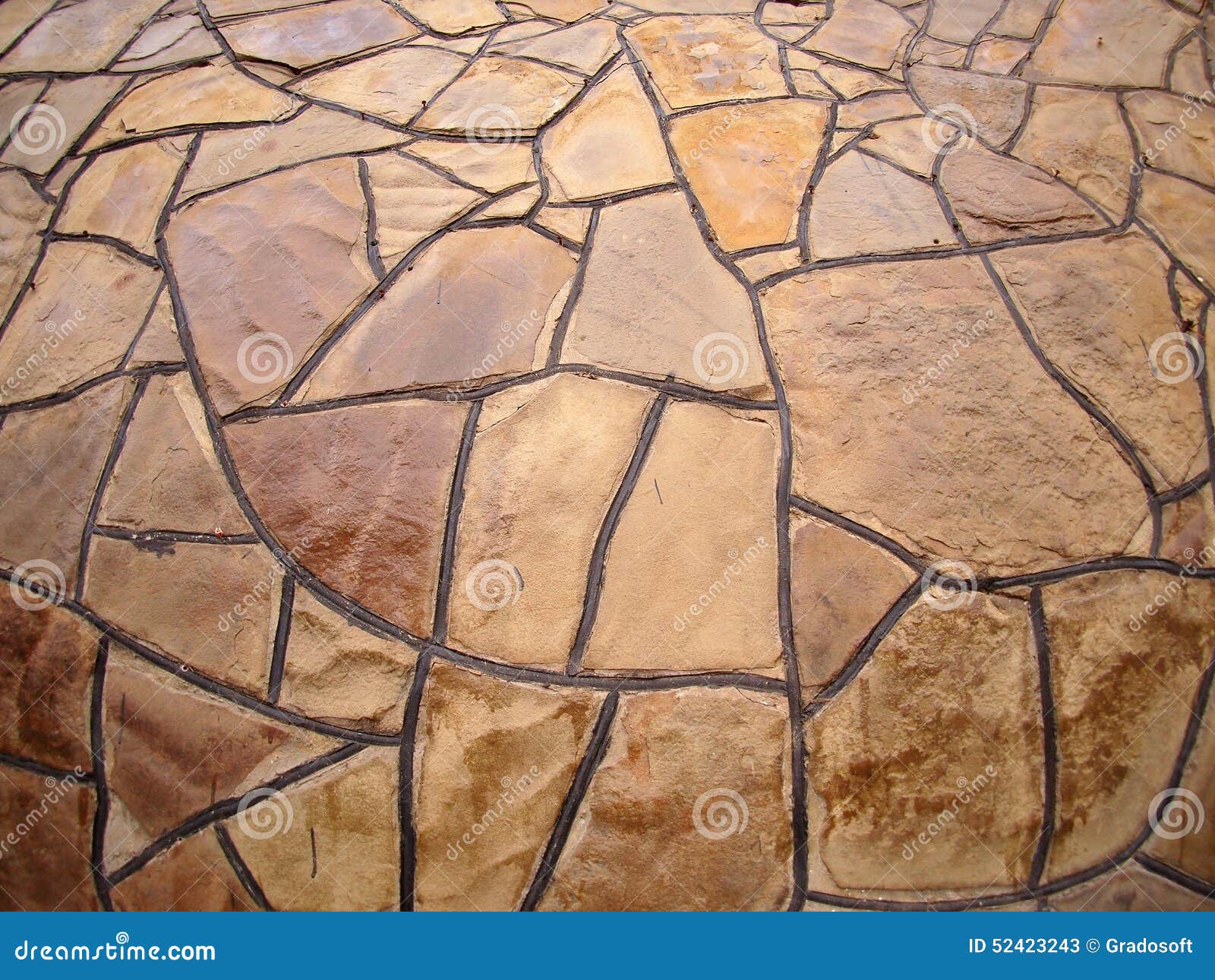 Decorative Stone Wall Wide Angle Fisheye View Stock Photos - Free ...