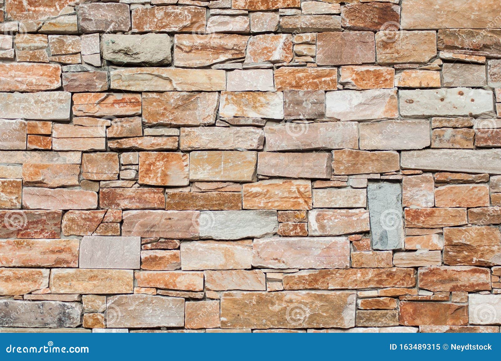 Decorative Stoned Wall Texture Stock Image - Image of concrete, pattern ...