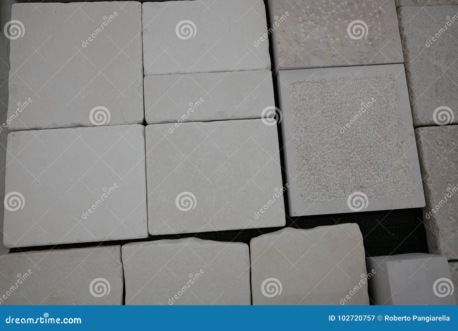 Decorative Stones on Display Stock Image - Image of rough, brick: 102720757
