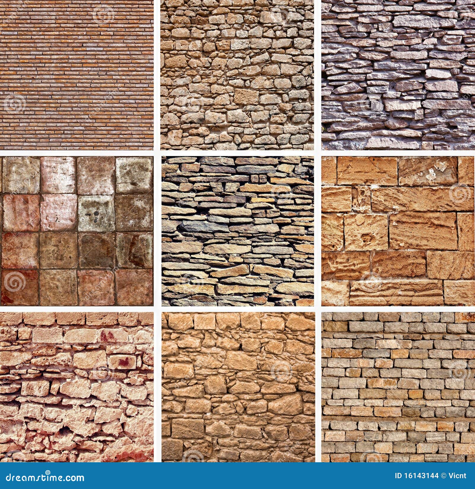 Decorative Stones Texture Set Stock Photo - Image of exterior, imagery ...