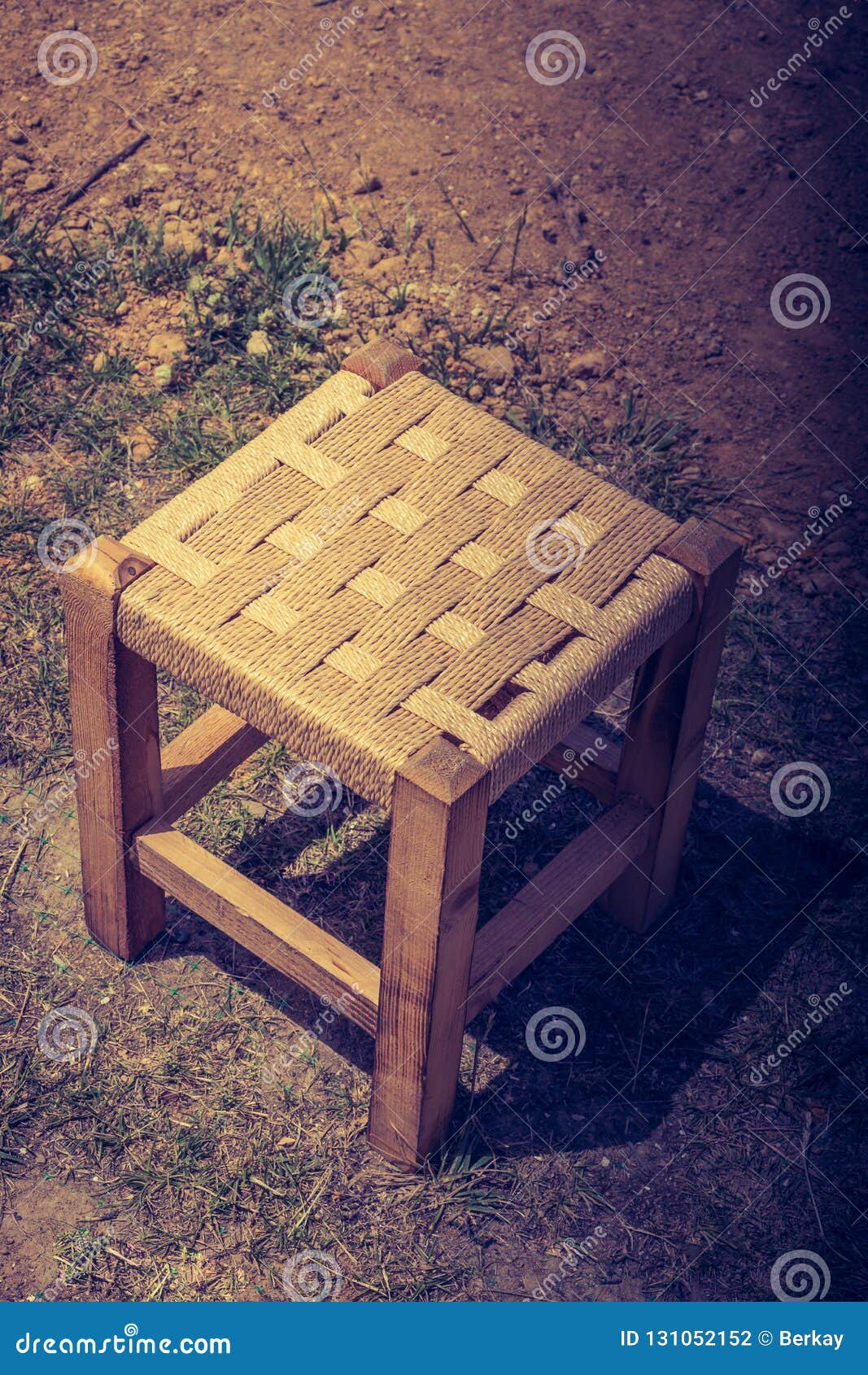 Decorative Stool As a Furniture Item in View Stock Photo - Image of ...