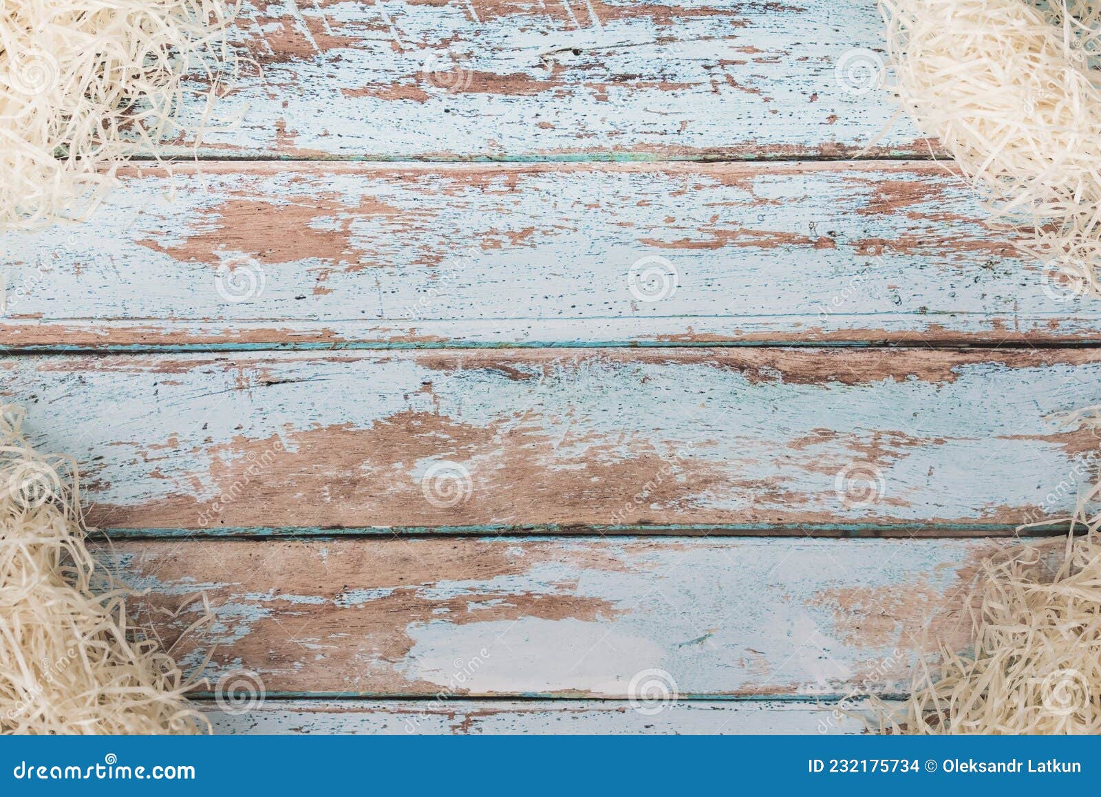 Decorative Straw Wooden Table. High Quality Photo Stock Photo - Image ...