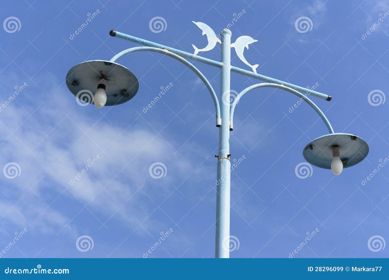 Decorative Street Lamp-post Stock Image - Image of beacon, lantern ...