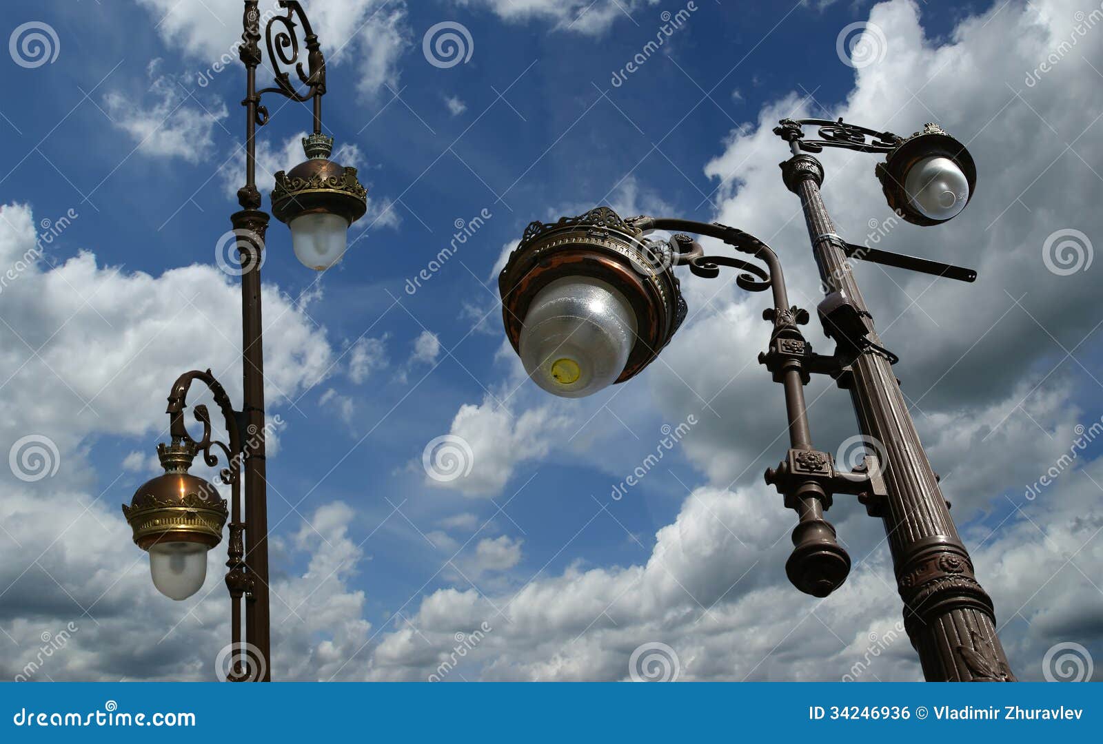 Decorative Street Light stock photo. Image of ornate - 34246936