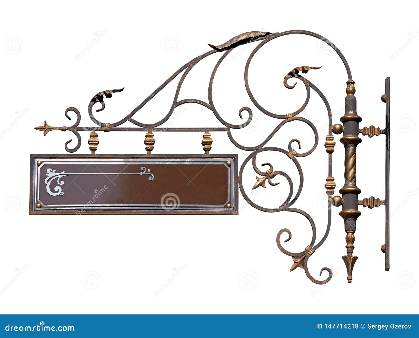 Decorative Street Name Sign Stock Photo - Image of sign, texture: 147714218