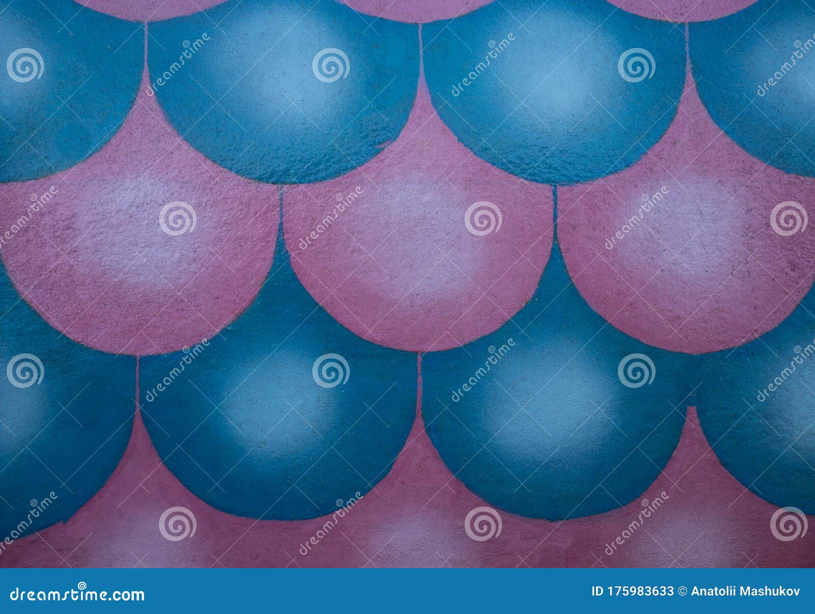 Decorative Structure of the Half-round Painted Forms Stock Image ...