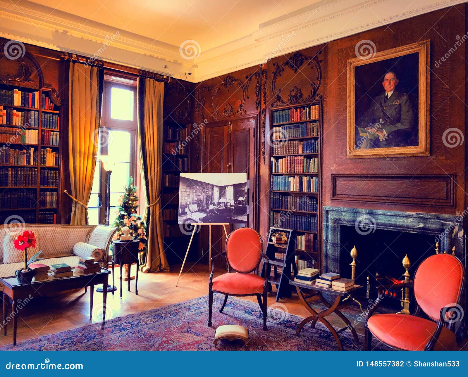 The Decorative Study Room Inside the Mount Editorial Photography ...