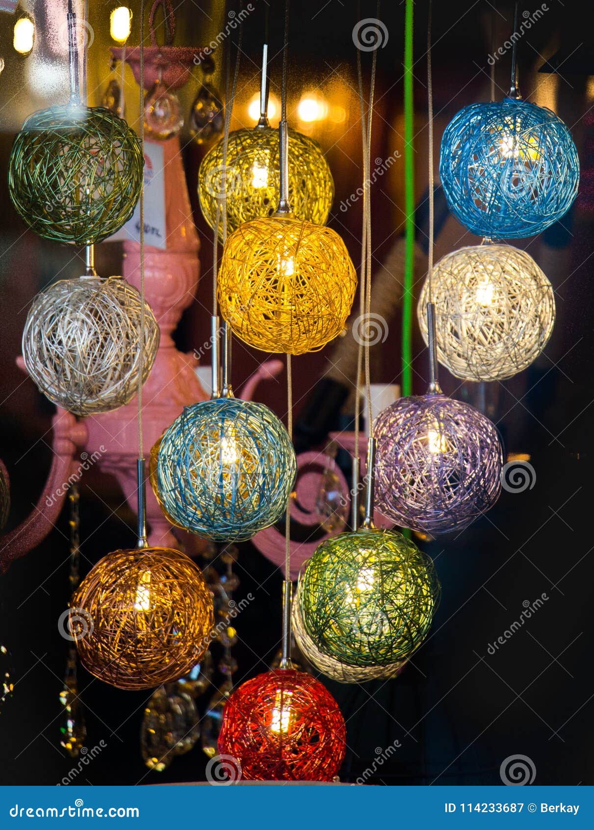 Decorative Style Filament Light Bulbs Stock Image - Image of design ...
