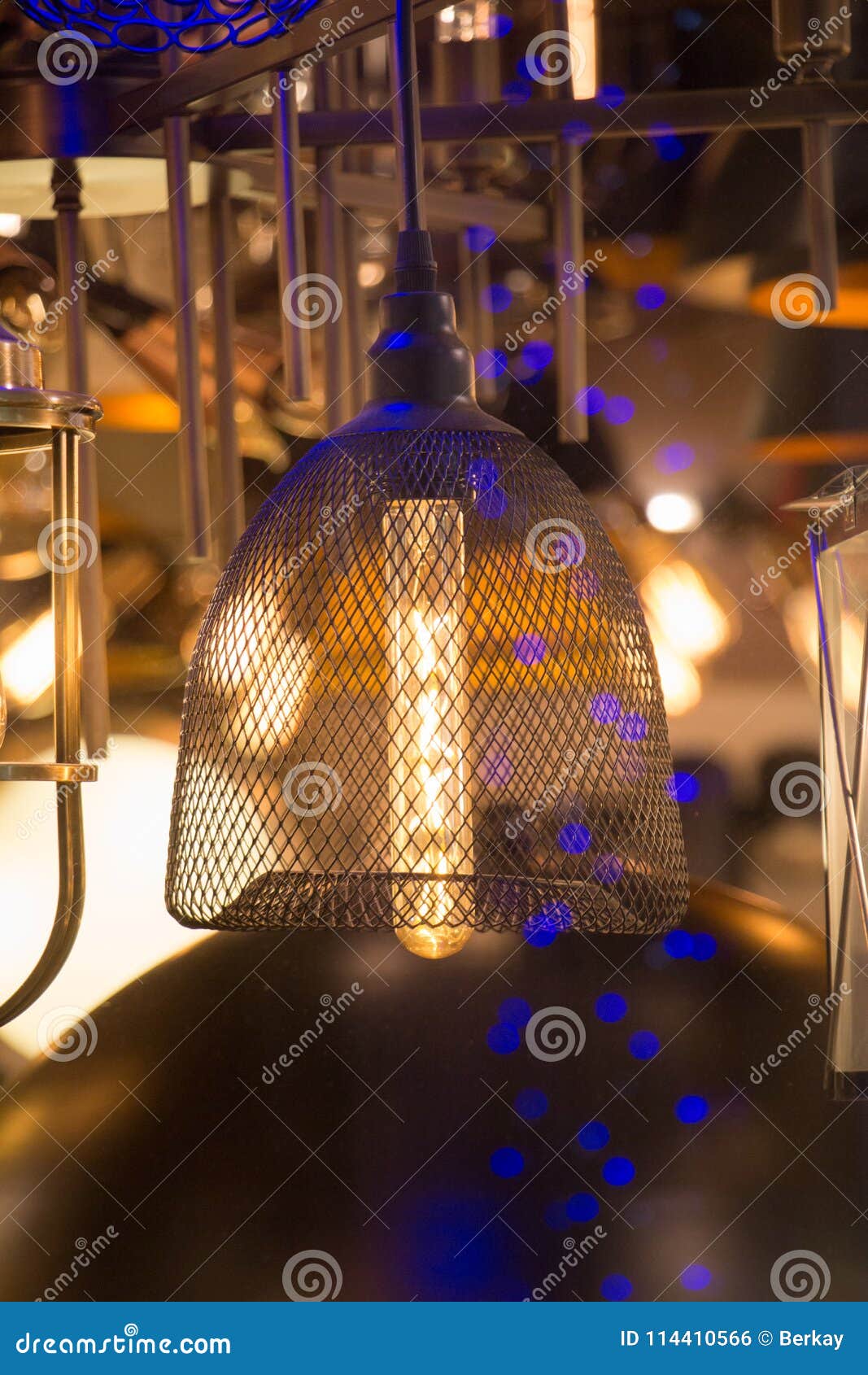 Decorative Style Filament Light Bulbs Stock Photo - Image of chandelier ...