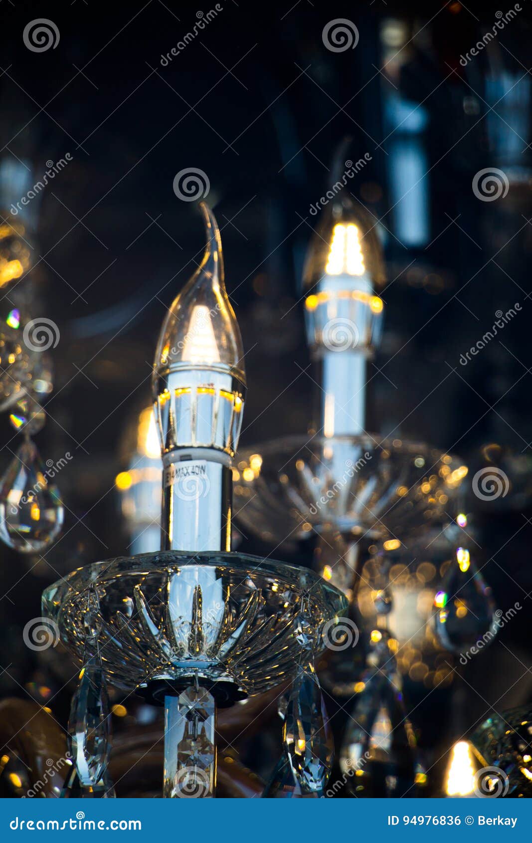 Decorative Style Filament Light Bulbs Stock Photo - Image of interior ...