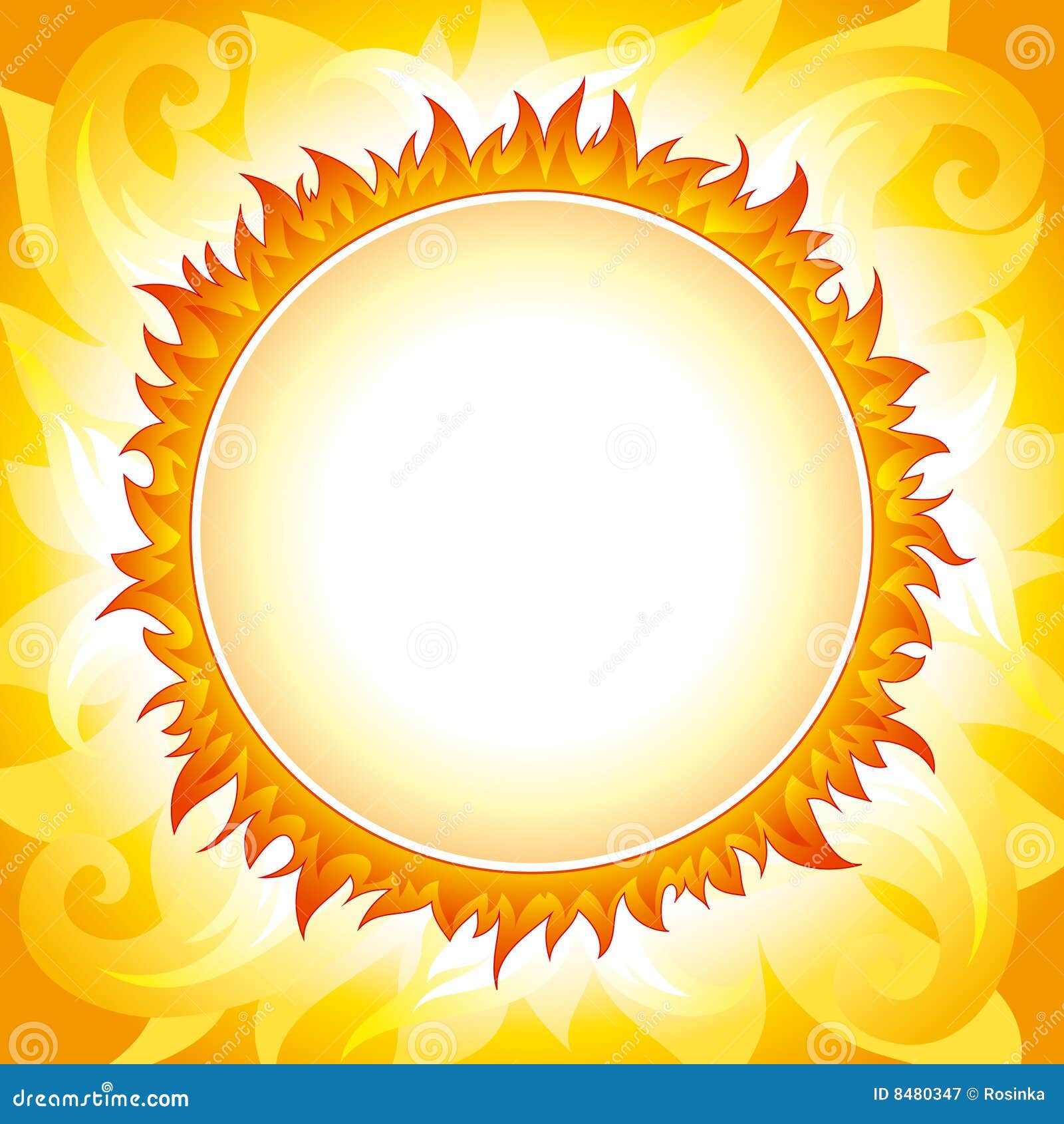 Decorative Sun Vector Background Stock Vector - Illustration of party ...