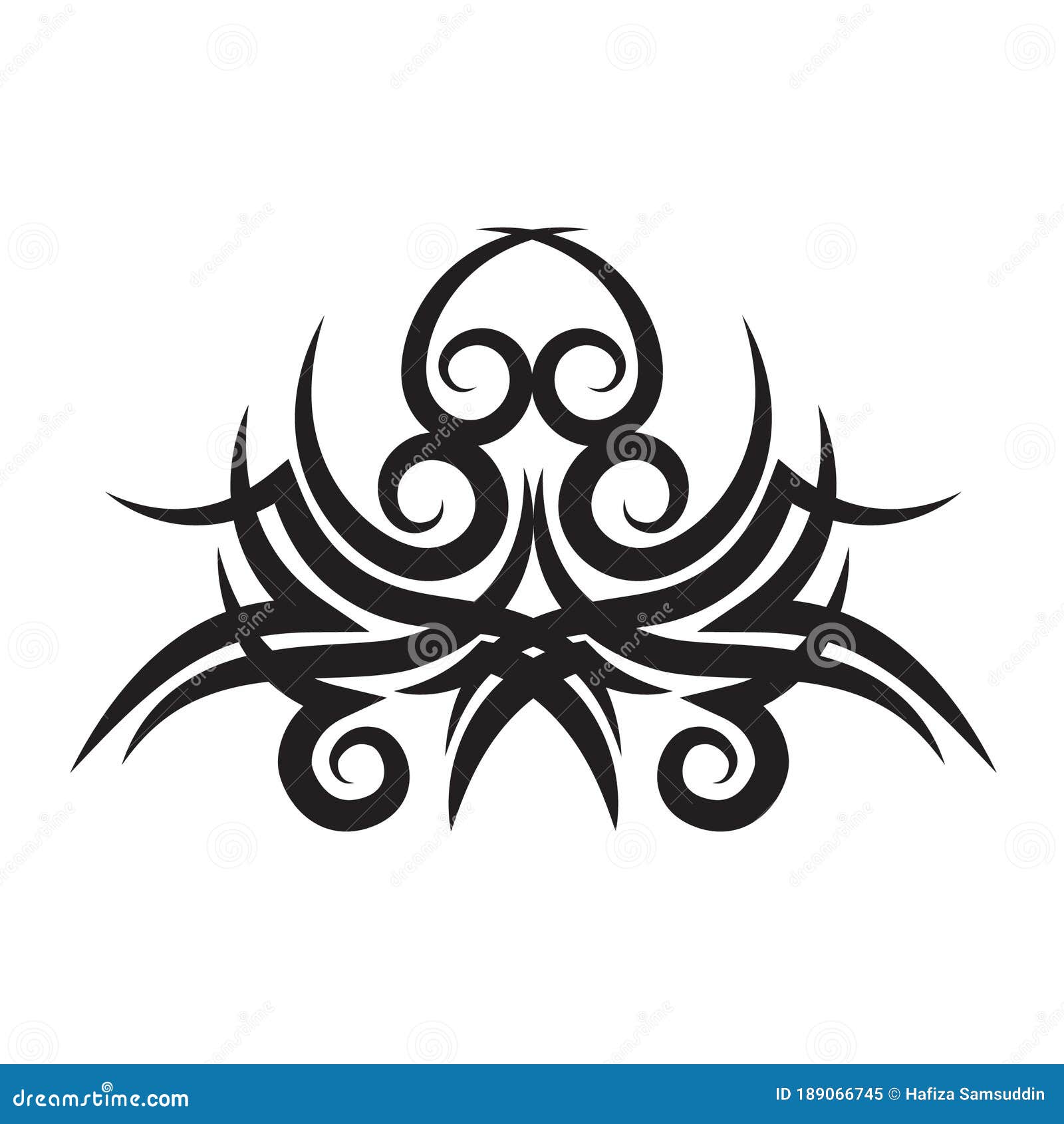 Decorative Tattoo Design. Vector Illustration Decorative Design Stock ...