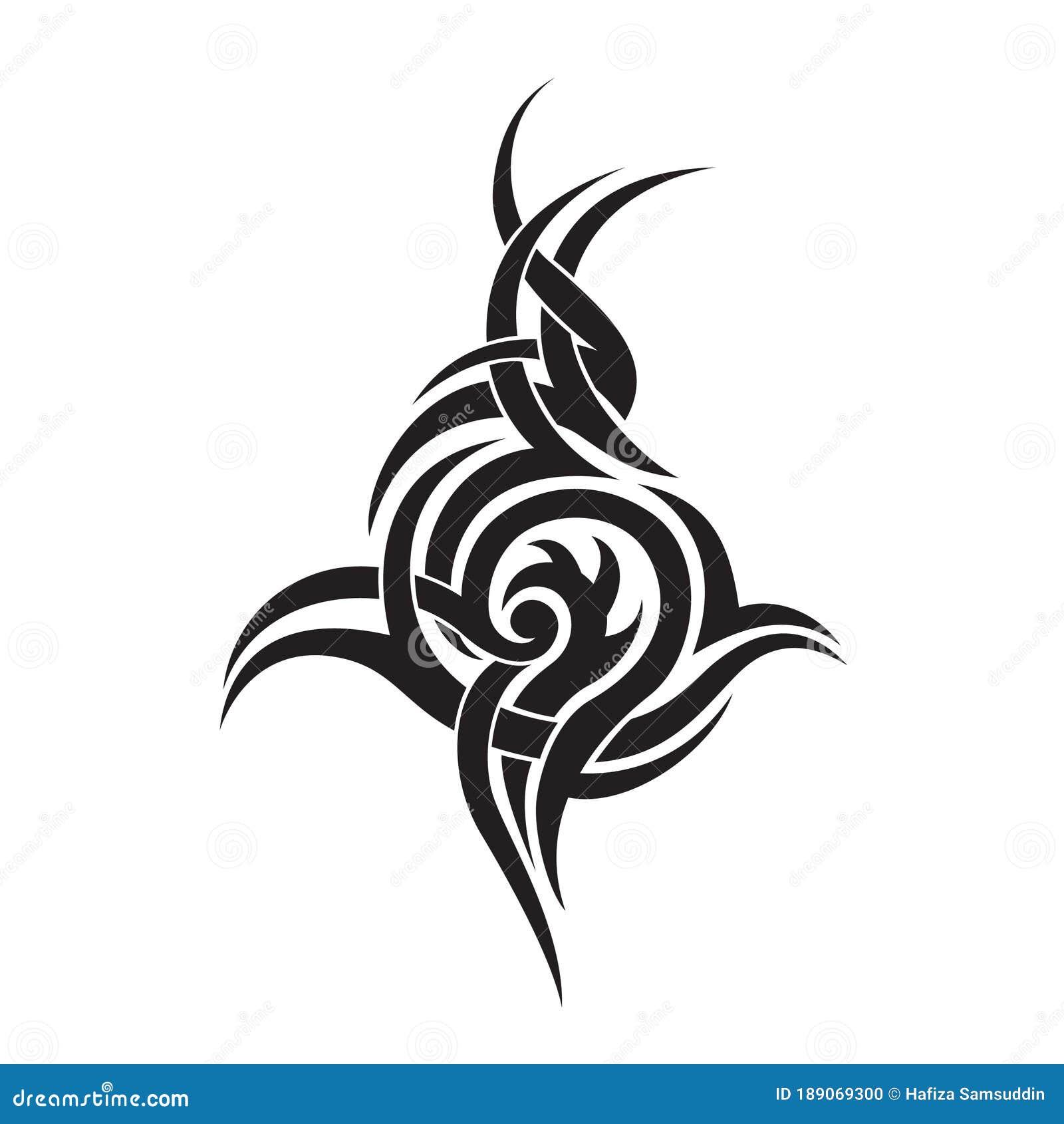 Decorative Tattoo Design. Vector Illustration Decorative Design Stock ...