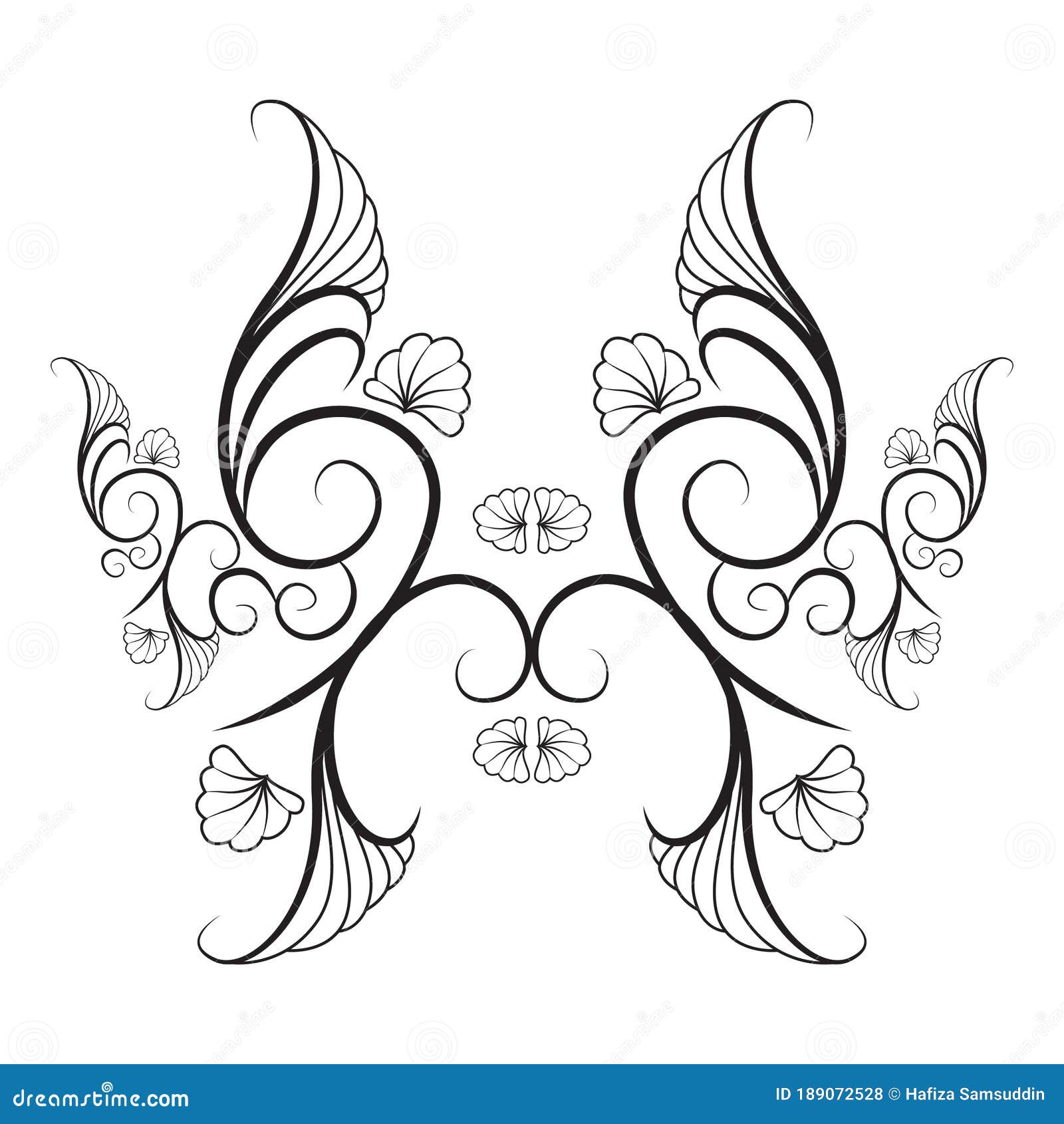 Decorative Tattoo Design. Vector Illustration Decorative Design Stock ...