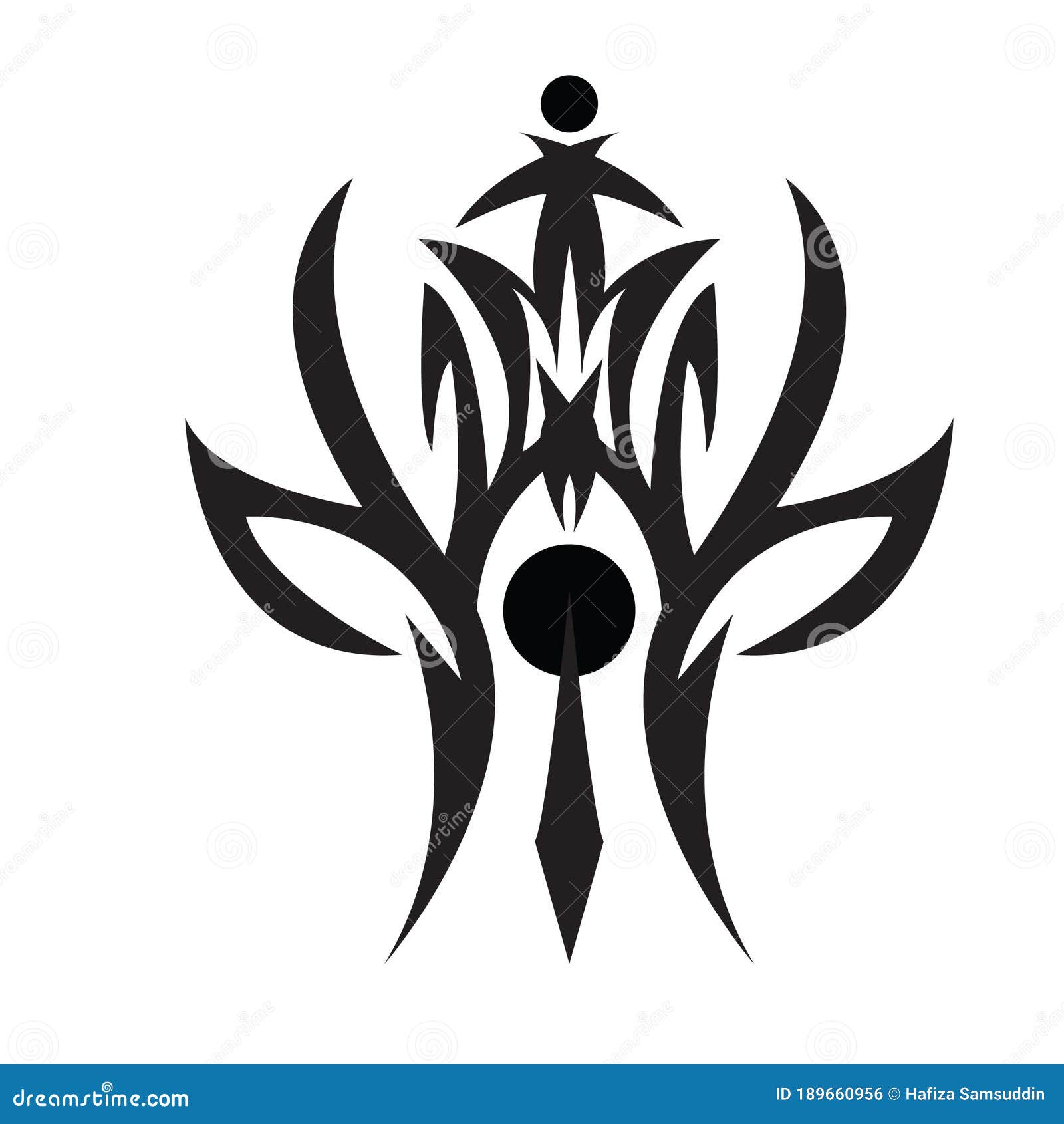 Decorative Tattoo Design. Vector Illustration Decorative Design Stock ...